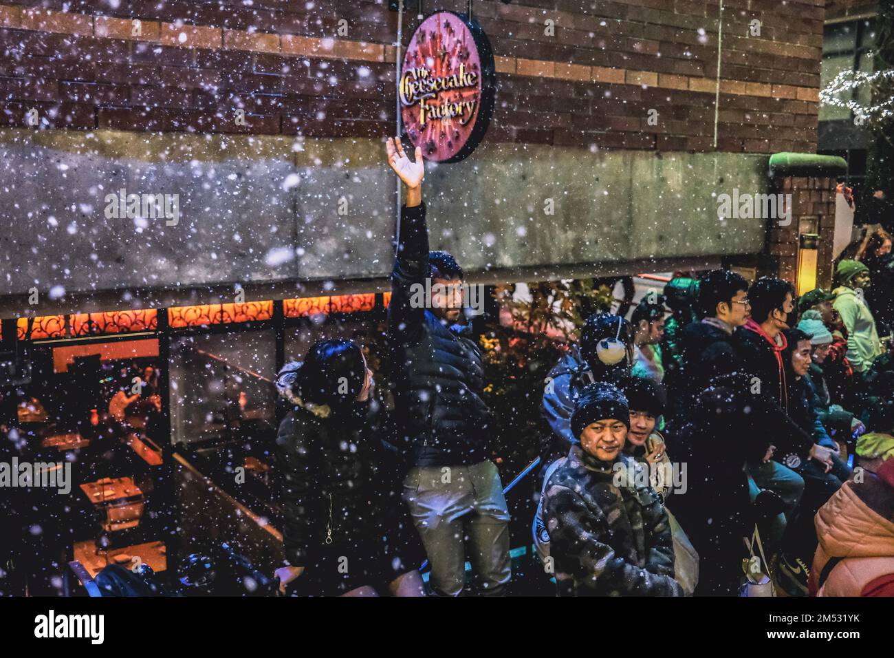 During the parade, people seen watching it from the street. Nearly a ...