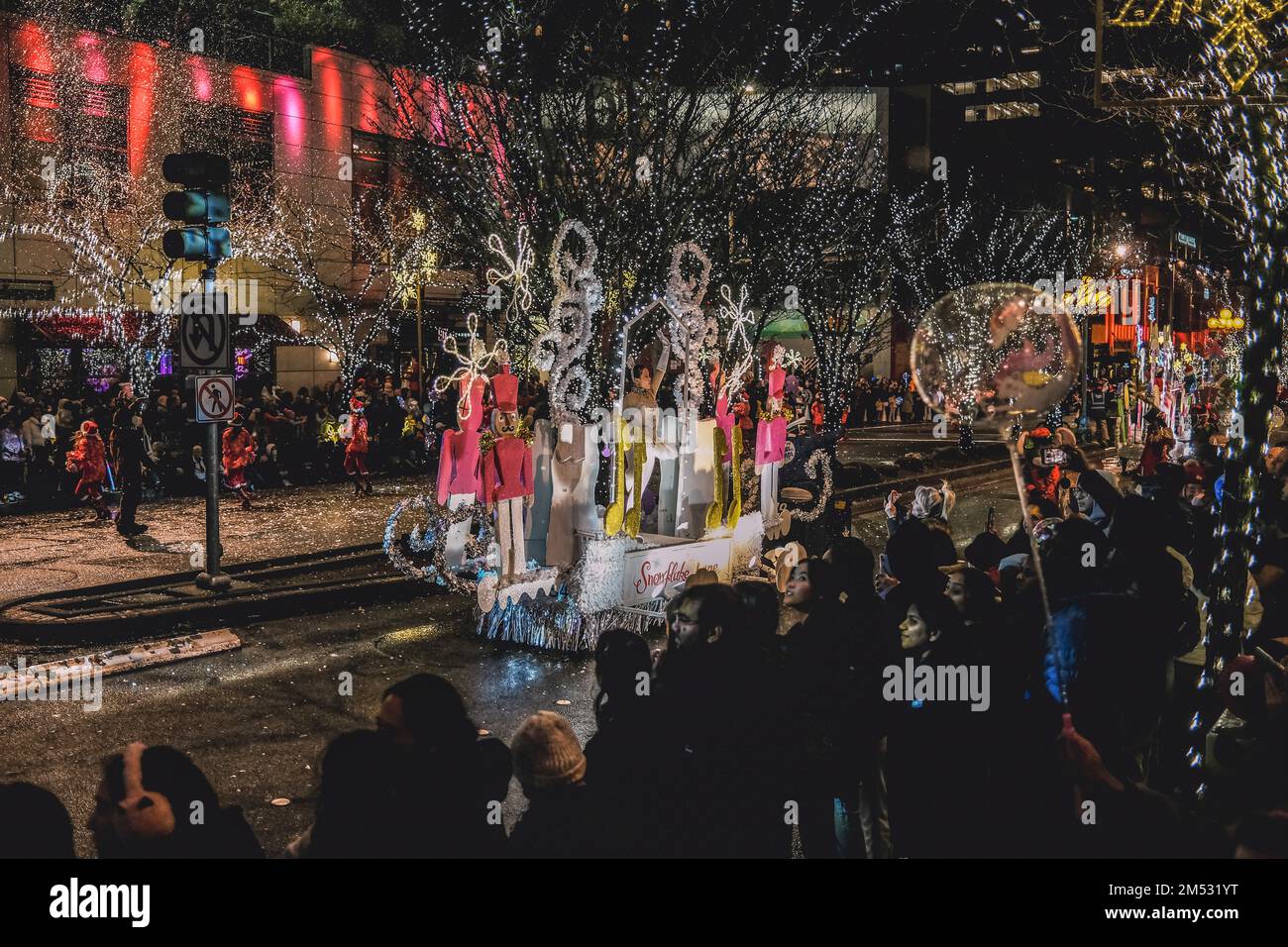 Performances are held on floats and on the streets. Nearly a thousand ...