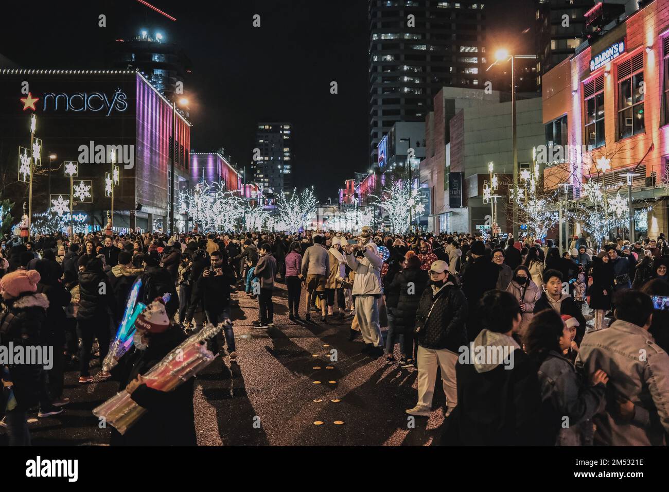 A general view of the event in Bellevue. Nearly a thousand people ...