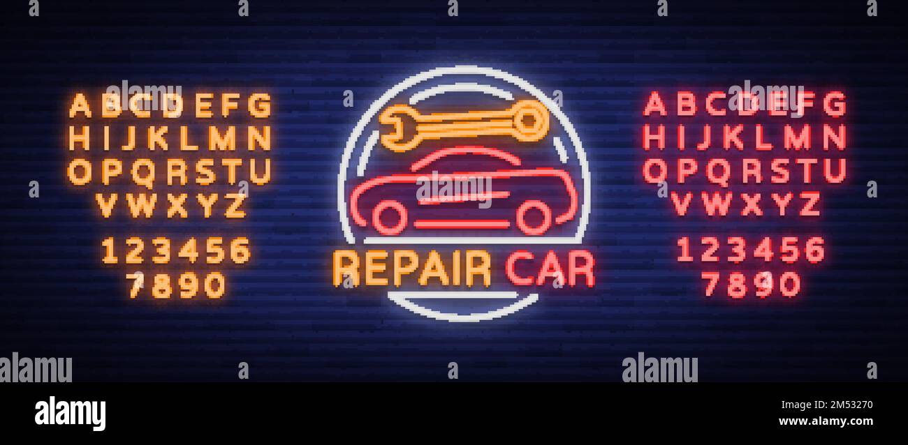 Auto repair billboard hi-res stock photography and images - Alamy