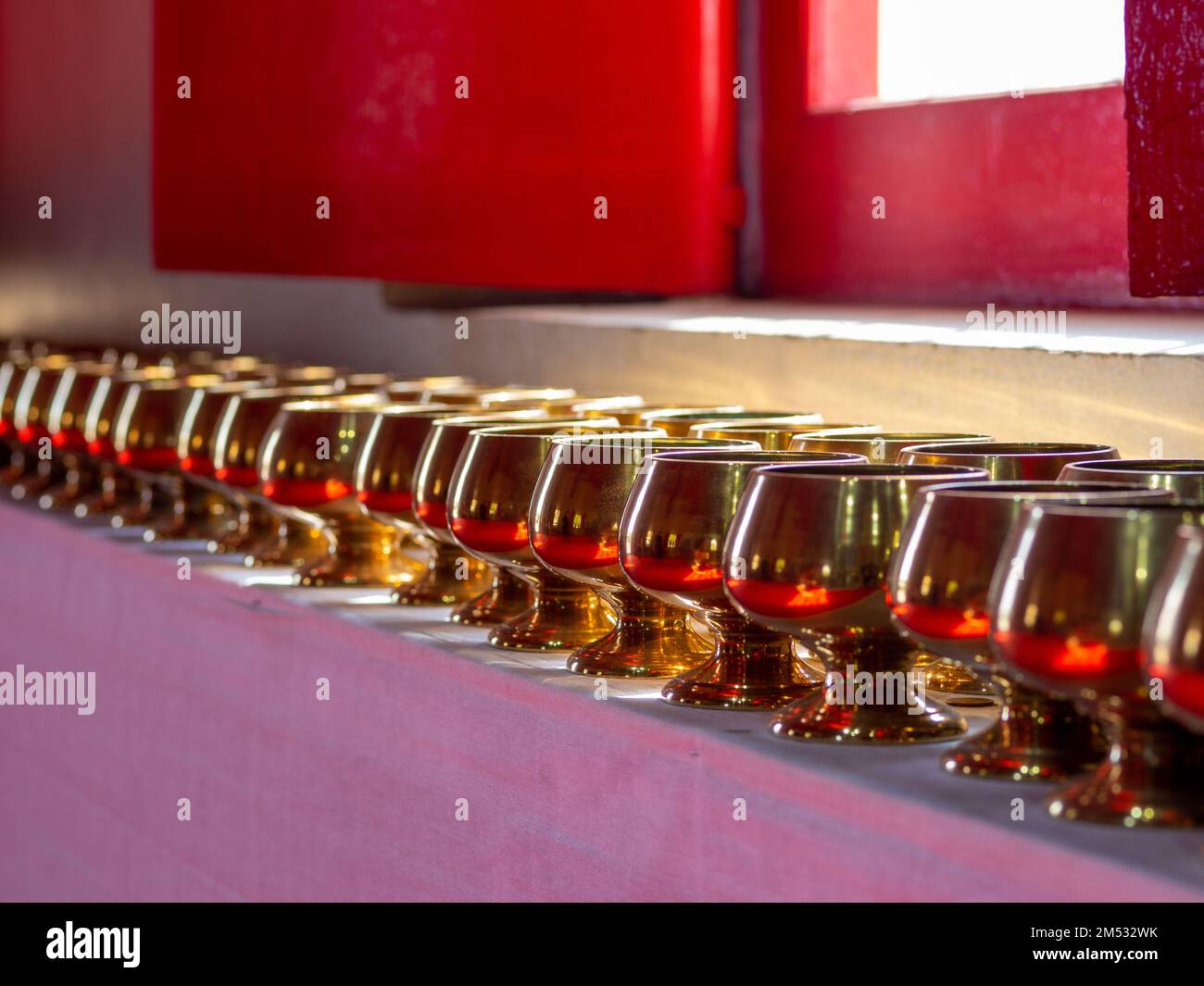 golden alms bowl of buddhism at Thungsaliam temple, Sukhothai, Thailand ...