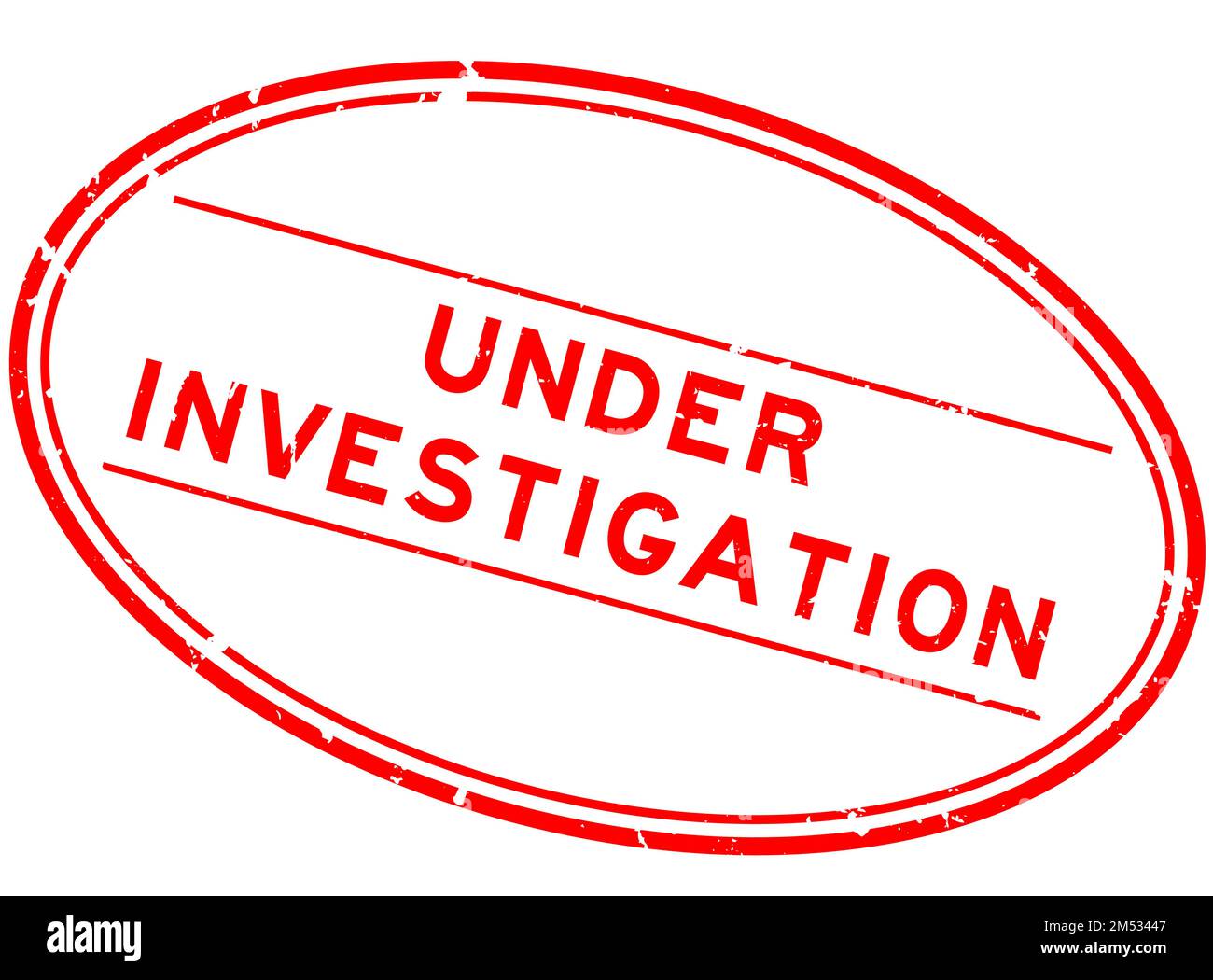 Under investigation stamp hi-res stock photography and images - Alamy
