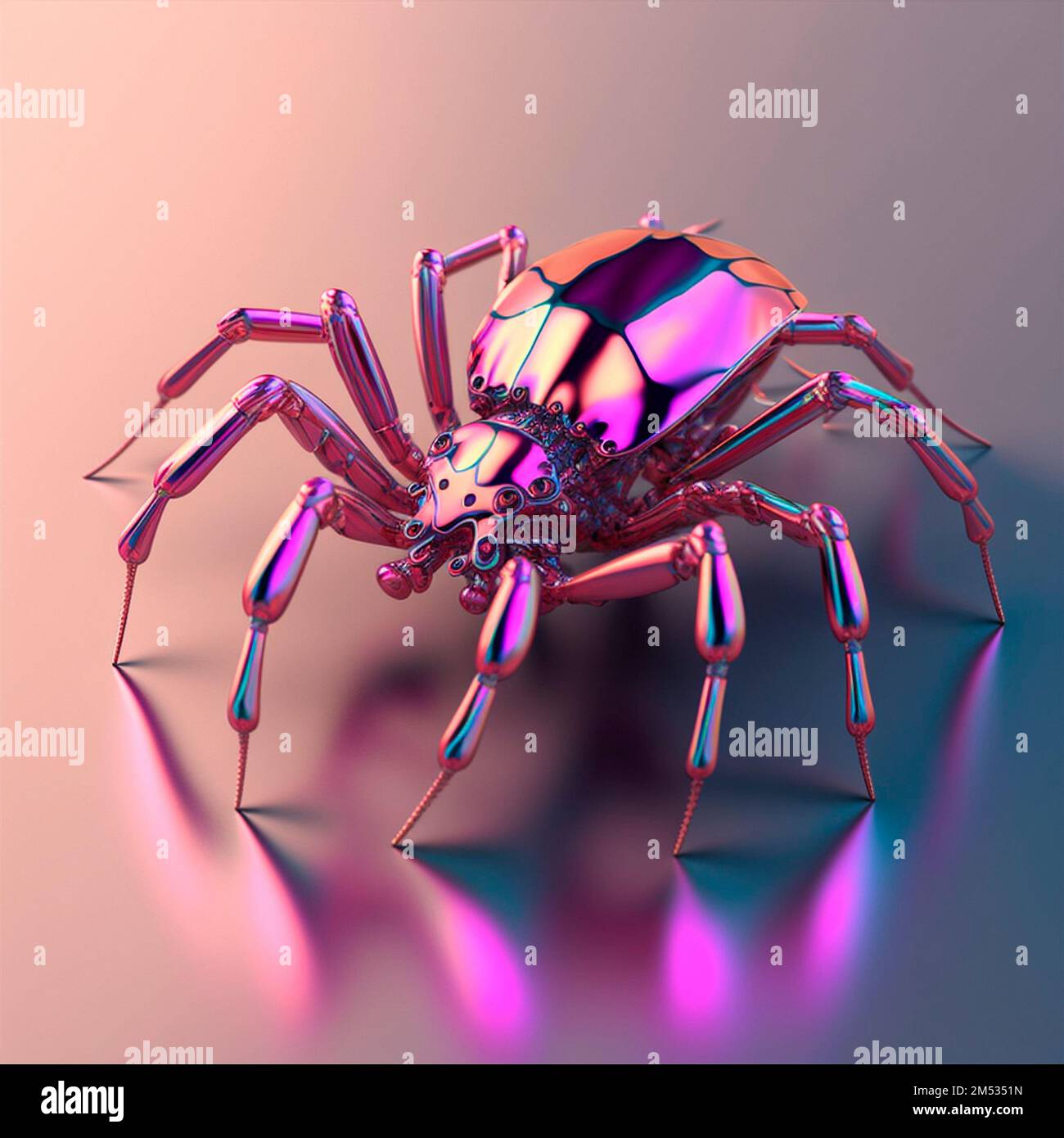 3d golden spider hi-res stock photography and images - Alamy
