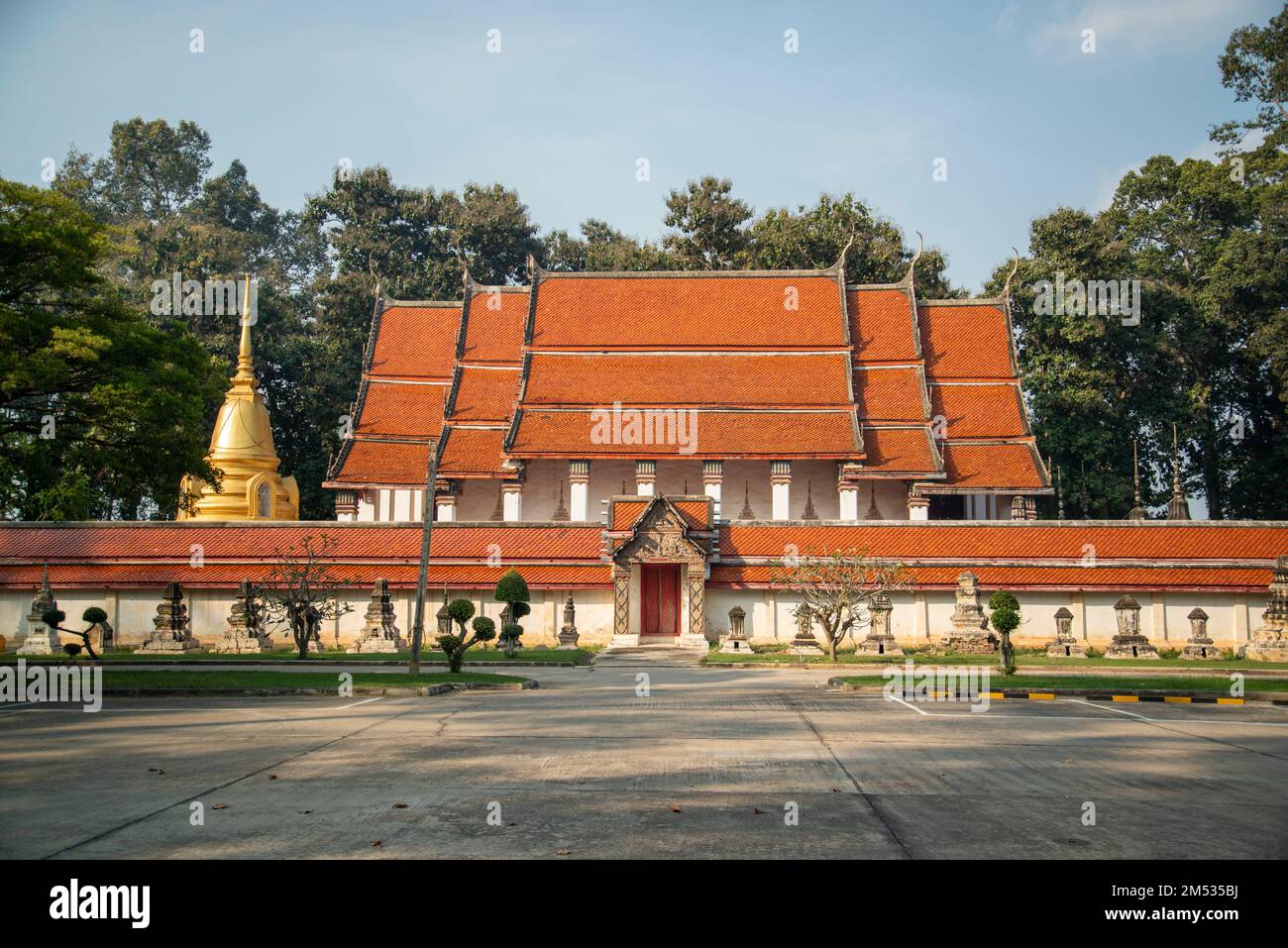 the Wat Khanon near the City of Ratchaburi in the Province of ...