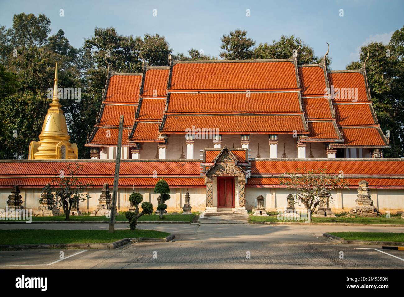 the Wat Khanon near the City of Ratchaburi in the Province of ...