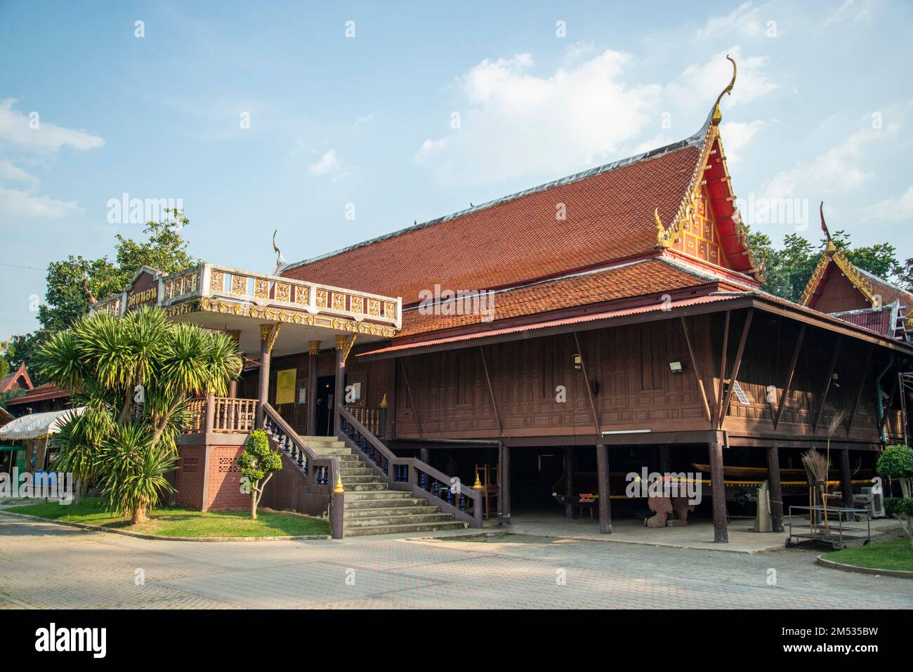 the Wat Khanon near the City of Ratchaburi in the Province of ...