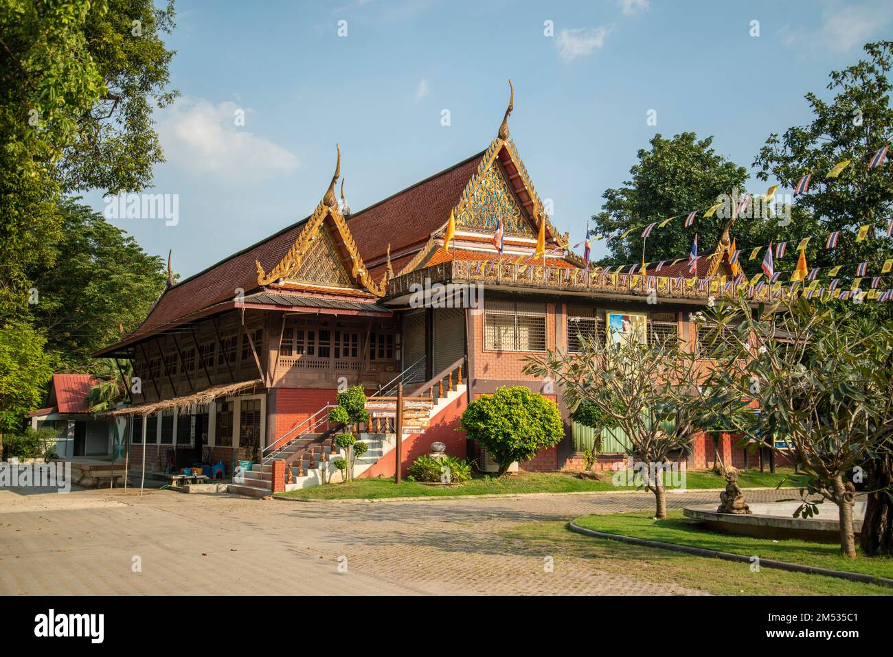 the Wat Khanon near the City of Ratchaburi in the Province of ...