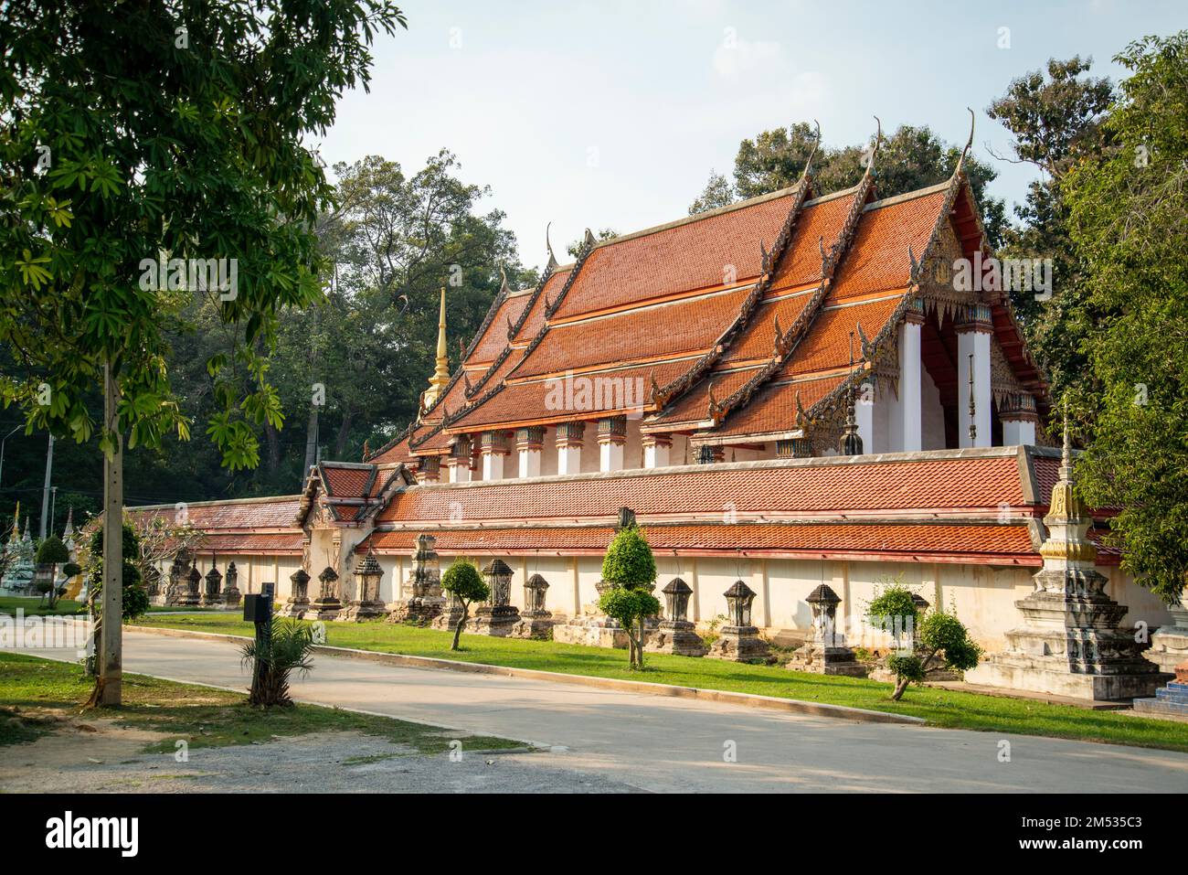 the Wat Khanon near the City of Ratchaburi in the Province of ...