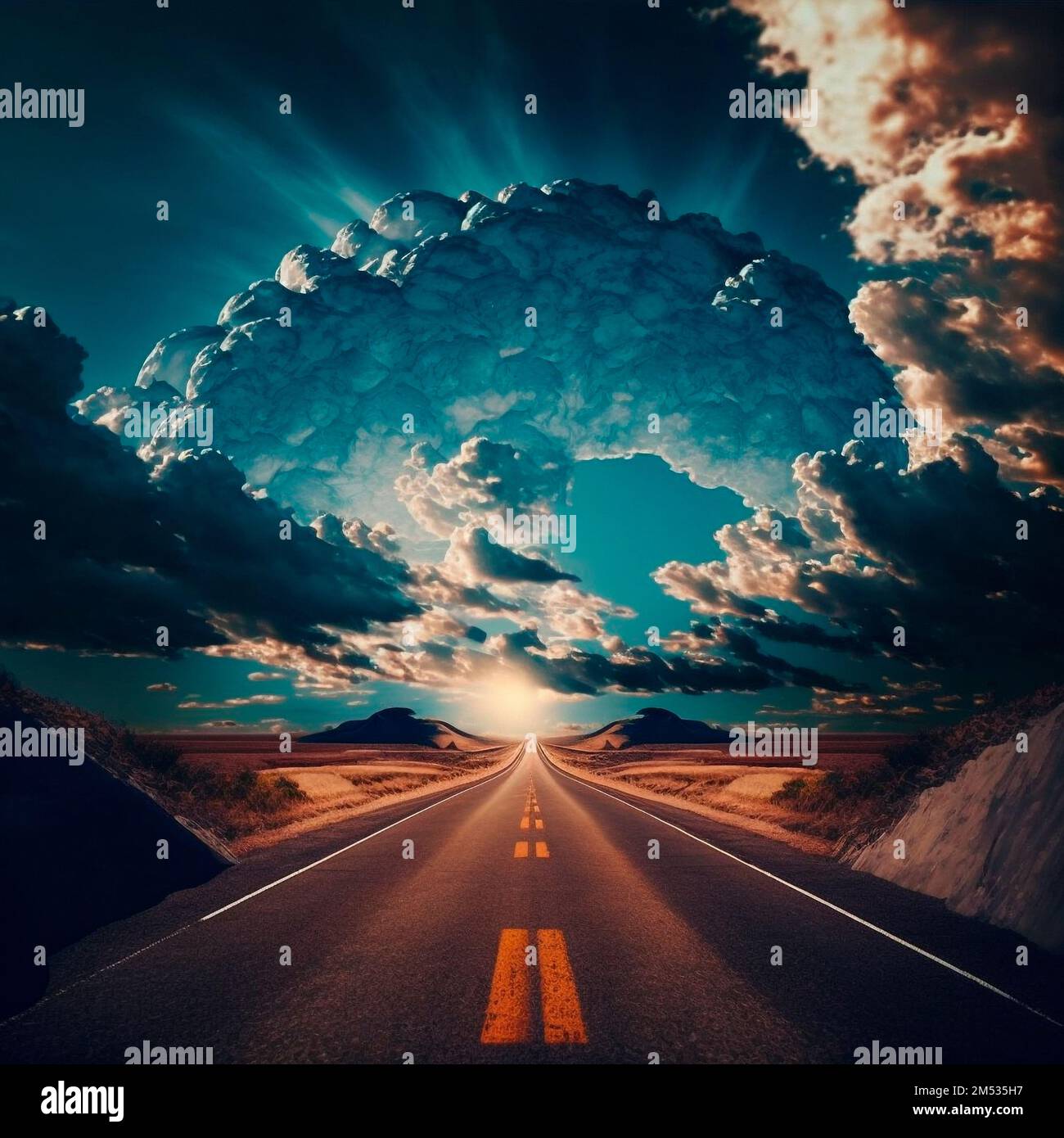 Cartoon long journey hi-res stock photography and images - Alamy