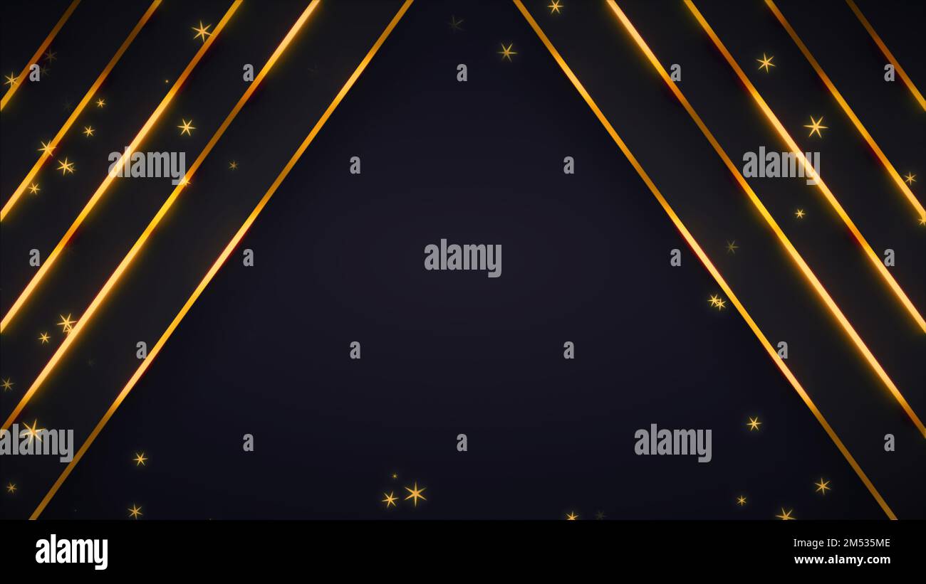 blue gold triangle with small stars background. party, corporate, event ...