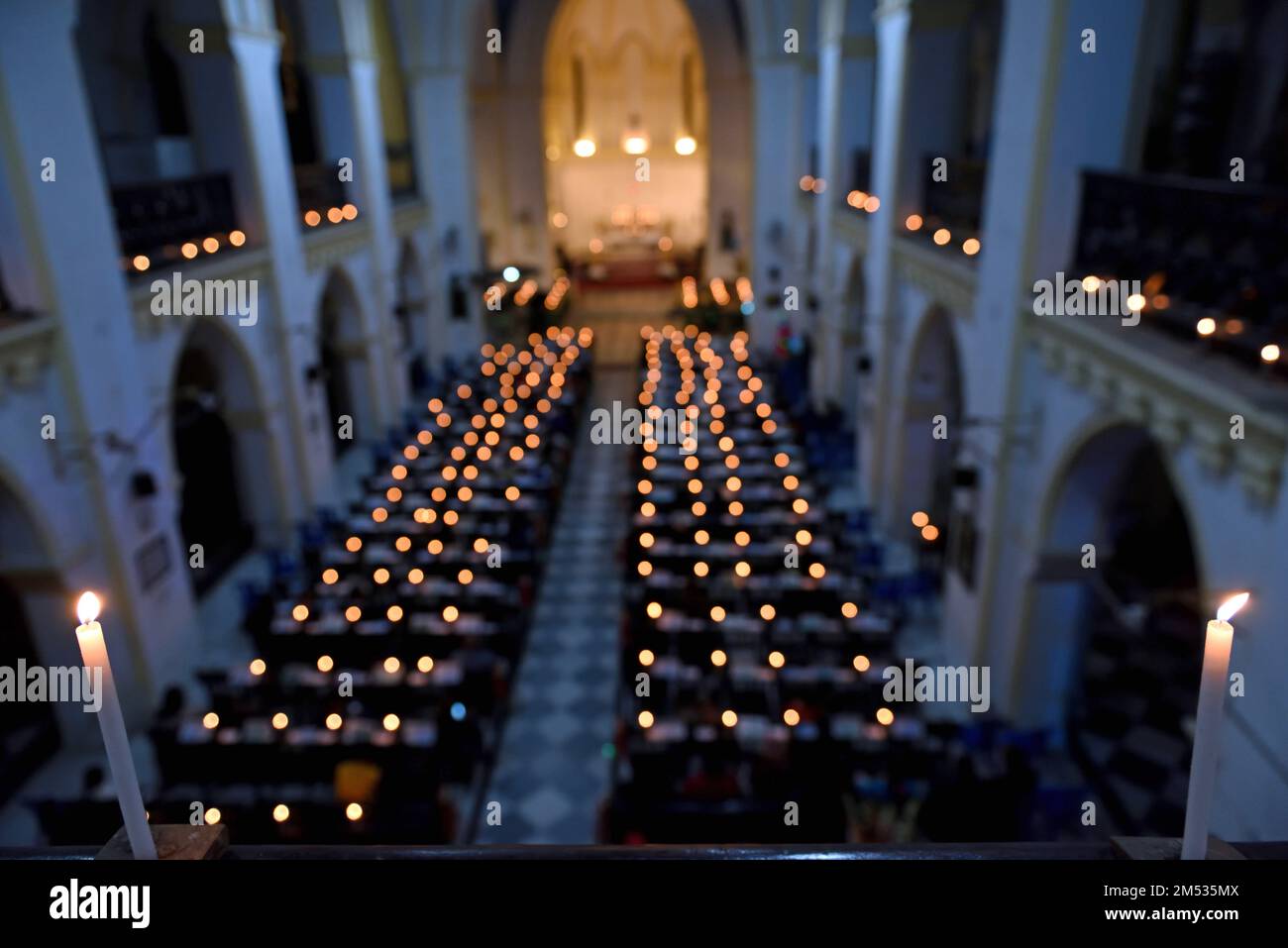 Non Exclusive: Kolkata, India - 24 December, 2022: On Christmas Eve ...