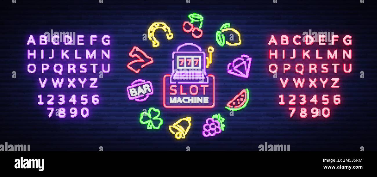 Vintage las vegas neon signs Stock Vector Images - Alamy