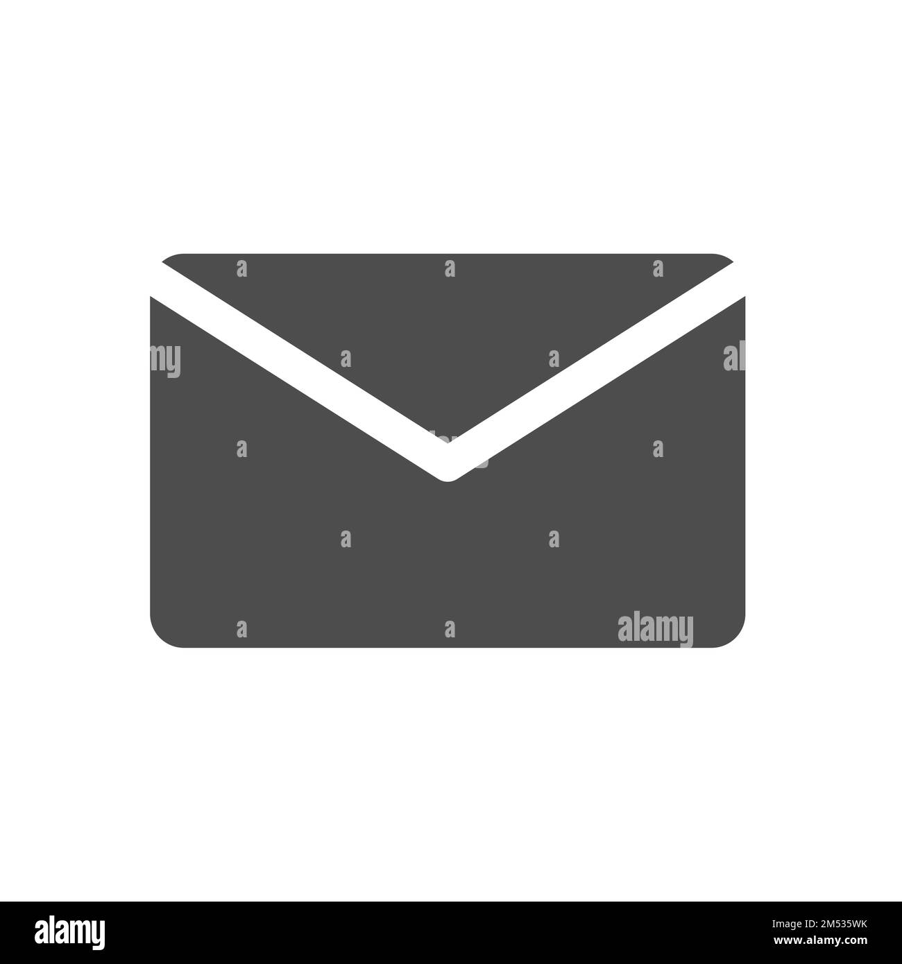 Mail silhouette Black and White Stock Photos & Images - Alamy