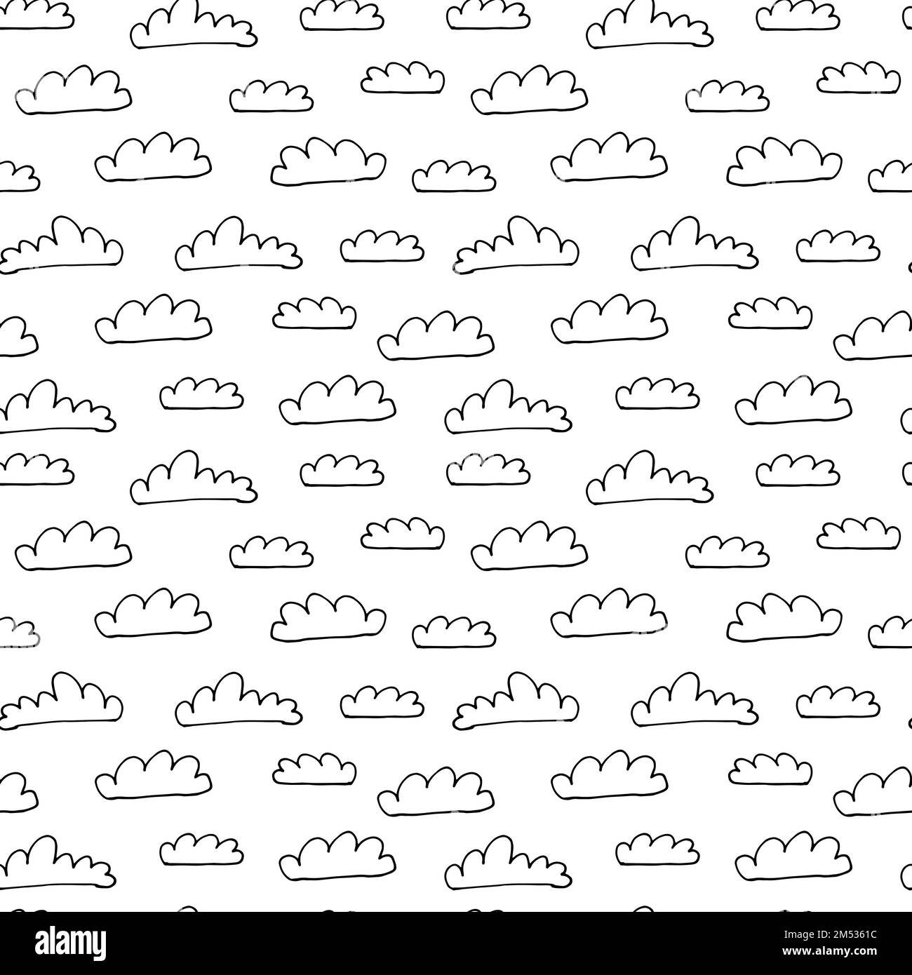 Cute clouds pattern Stock Vector Image & Art - Alamy