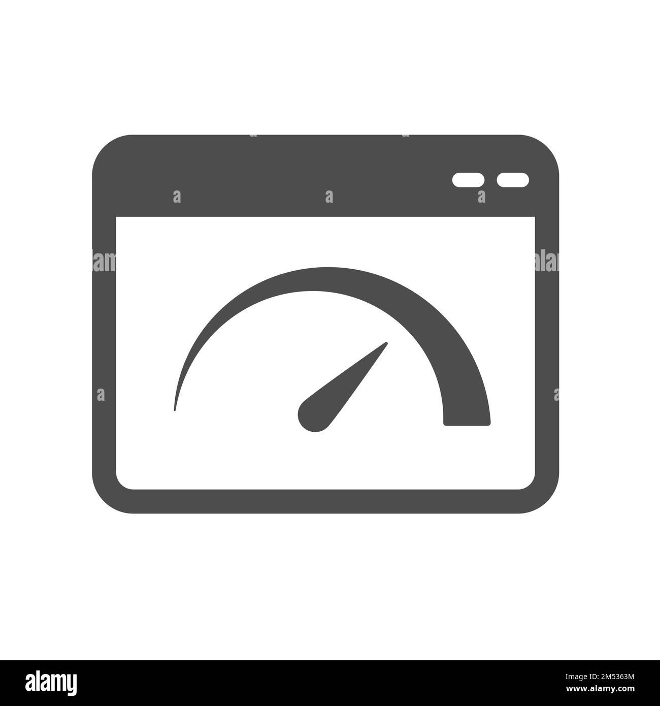 browser speed silhouette vector icon isolated on white Stock Vector ...