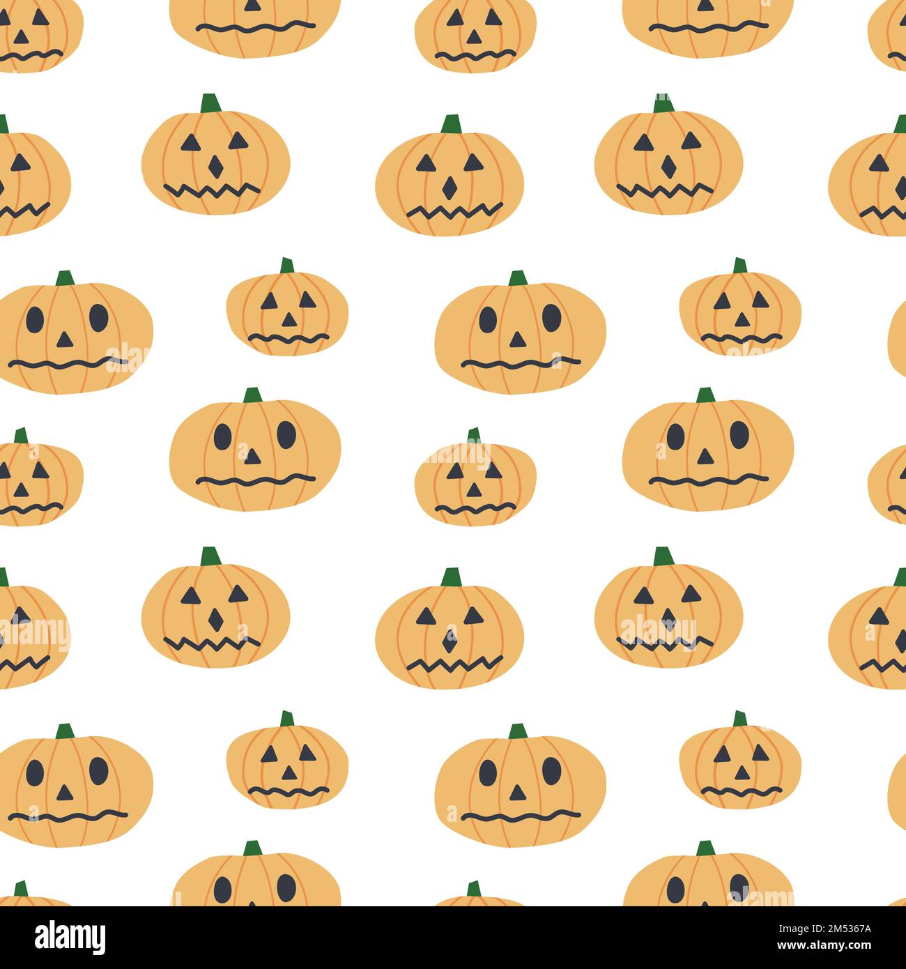 Hand drawn pumpkins head monsters Stock Vector Image & Art - Alamy