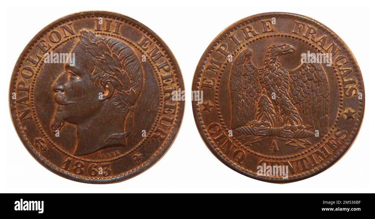 1863 for the coin hi-res stock photography and images - Alamy