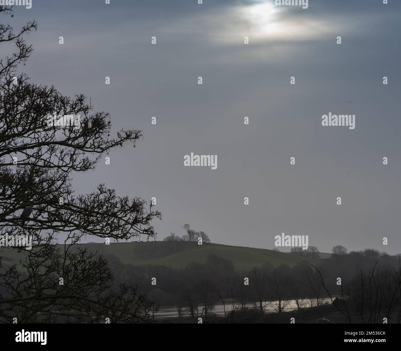 Sky the otter valley in winter hi-res stock photography and images - Alamy