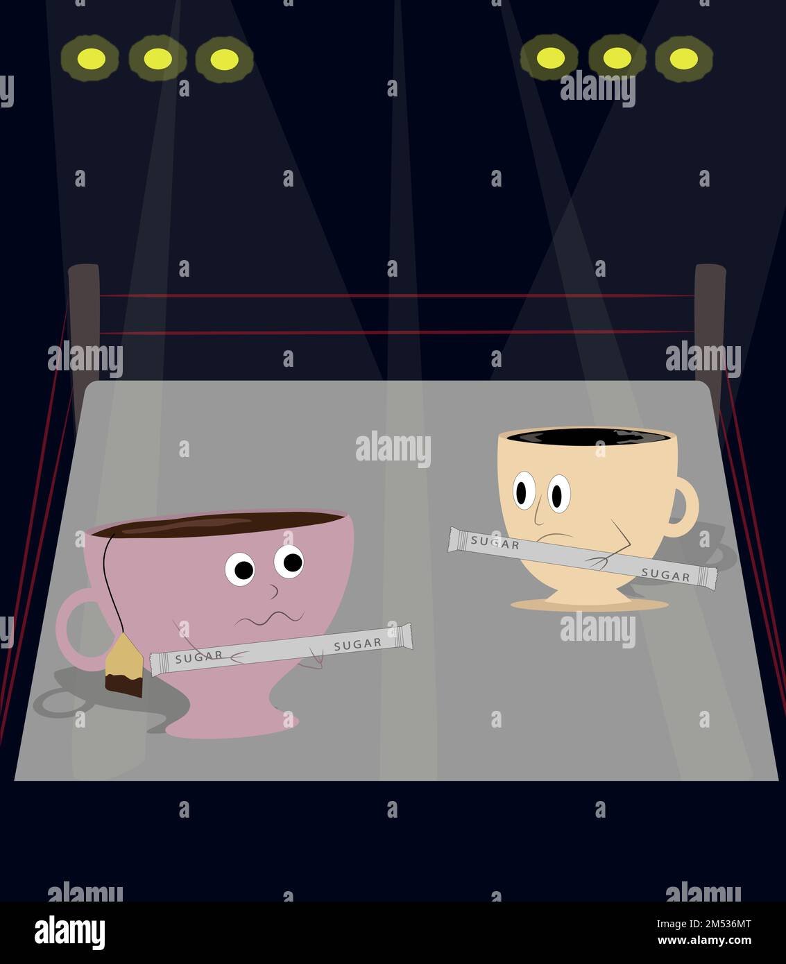 Coffee vs tea hi-res stock photography and images - Alamy