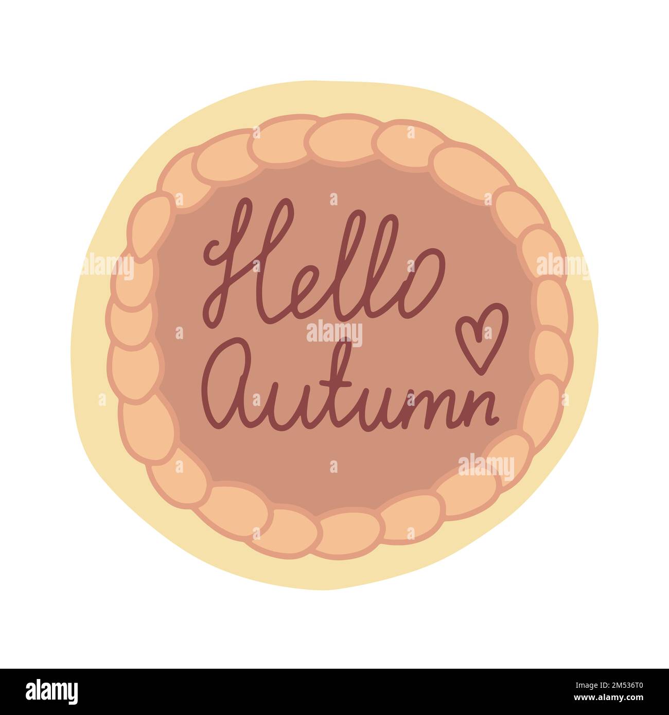 Eat pumpkin pie Stock Vector Images - Alamy