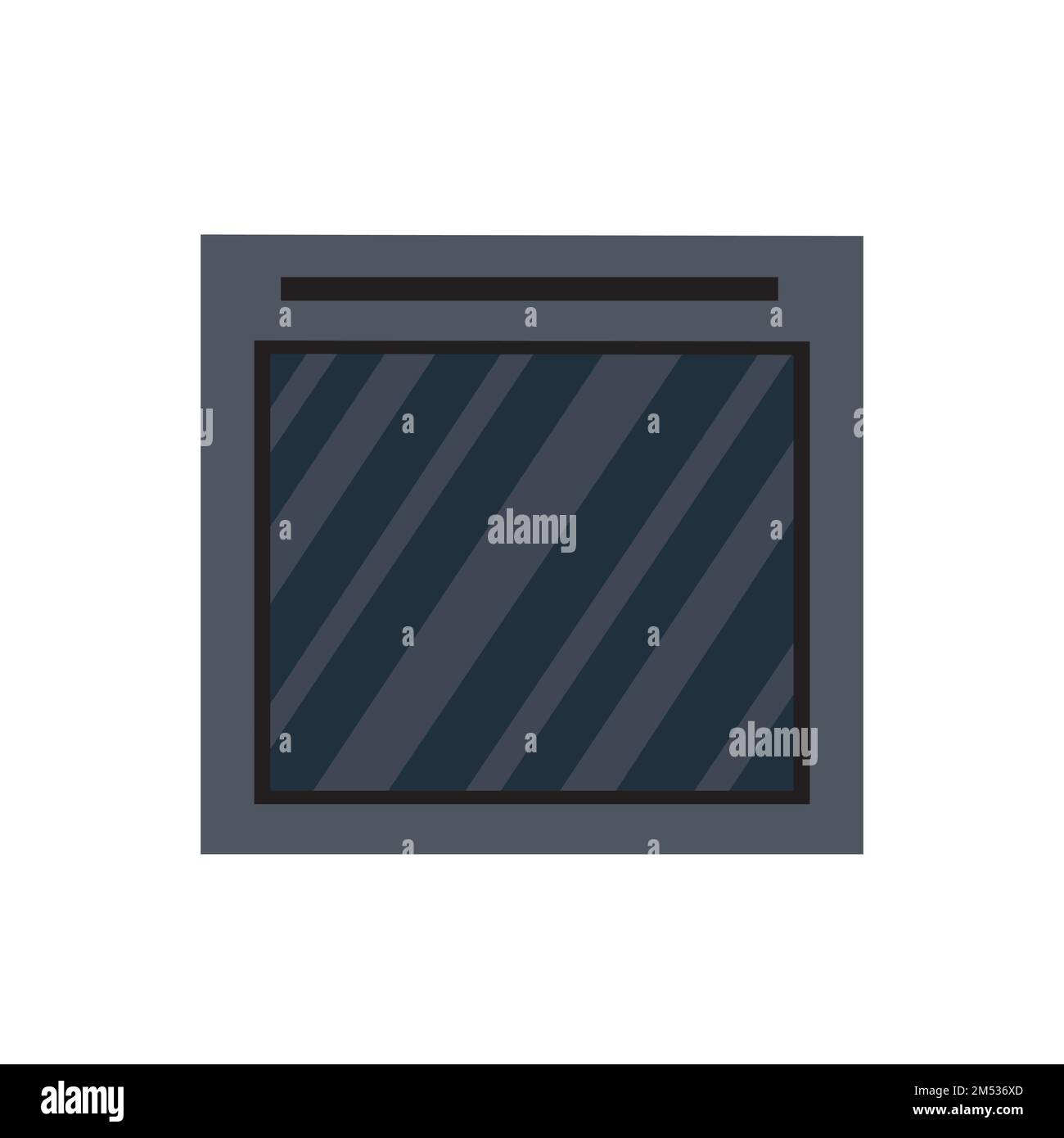 Oven black vector icon hi-res stock photography and images - Alamy