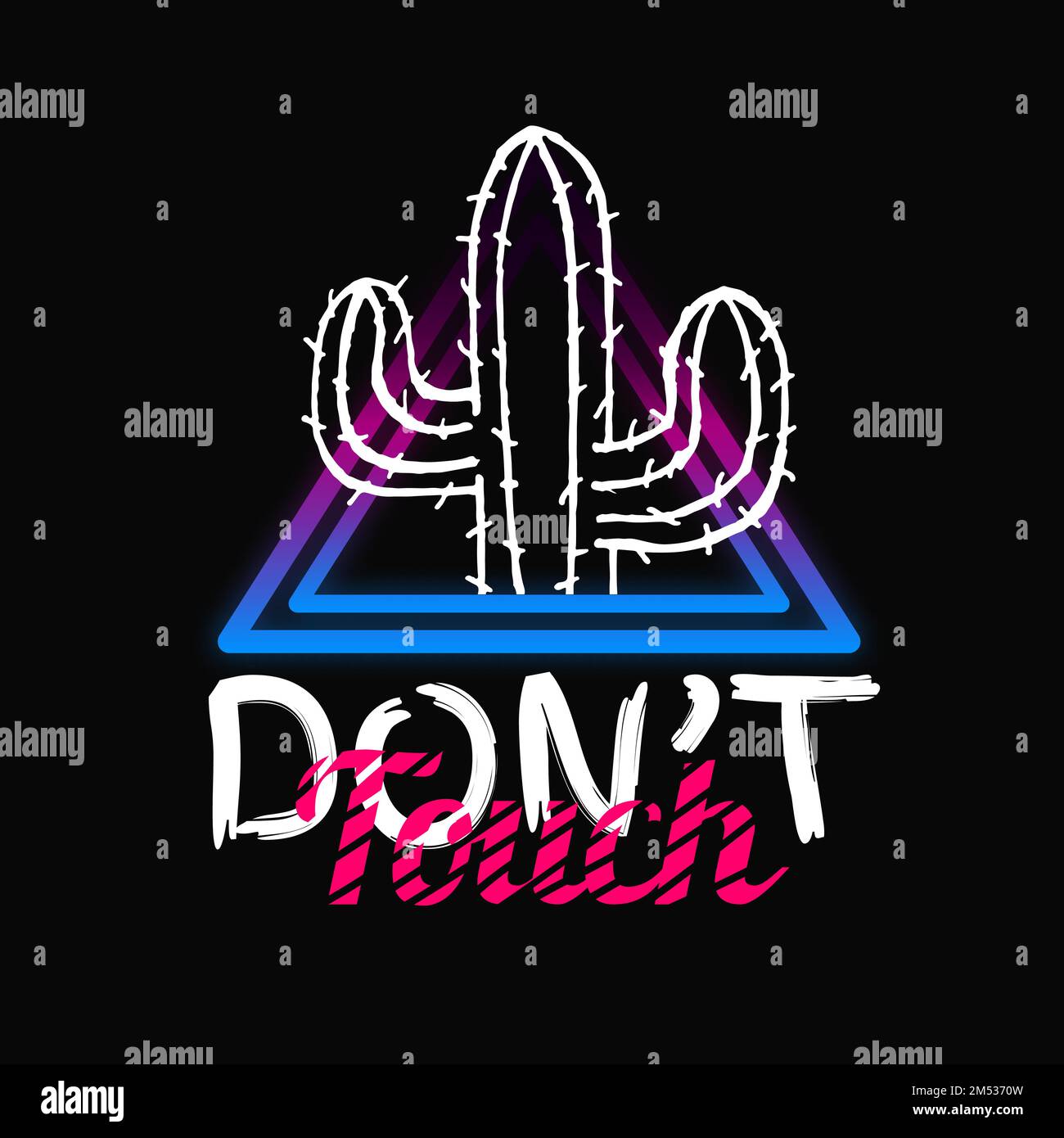 Typography Slogan Cactus. Fashionable print for cactus t-shirt. Design ...