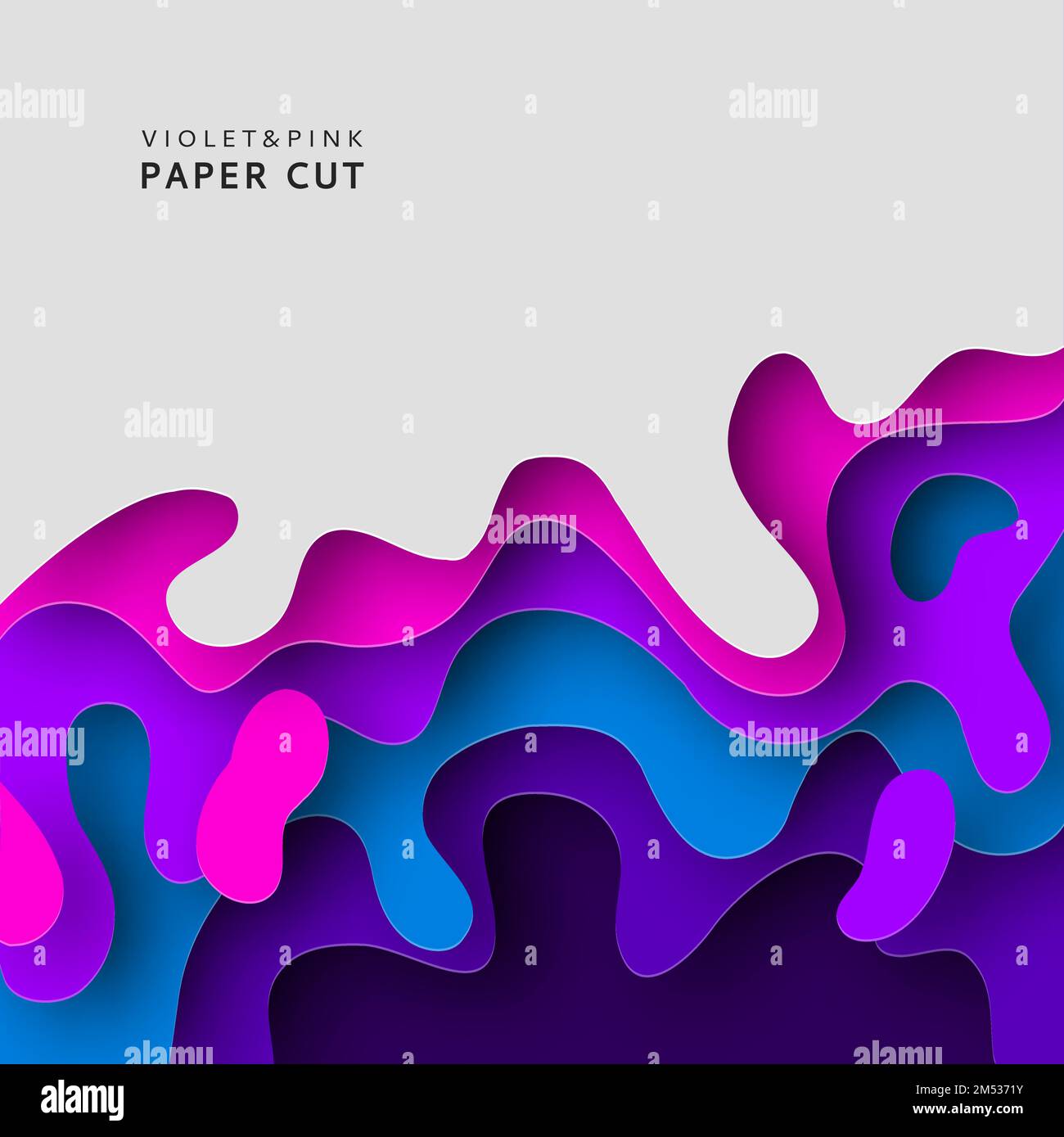 Paper cut 3D abstract background with paper cut shapes. Design Template ... Paper cut 3D abstract background with paper cut shapes. Design Template ...
