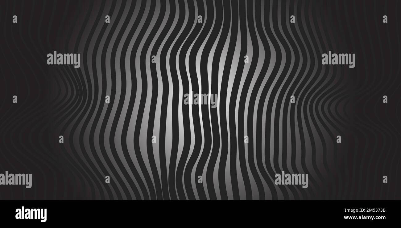 Op art, optical illusion background. Backdrop with distorted lines ...