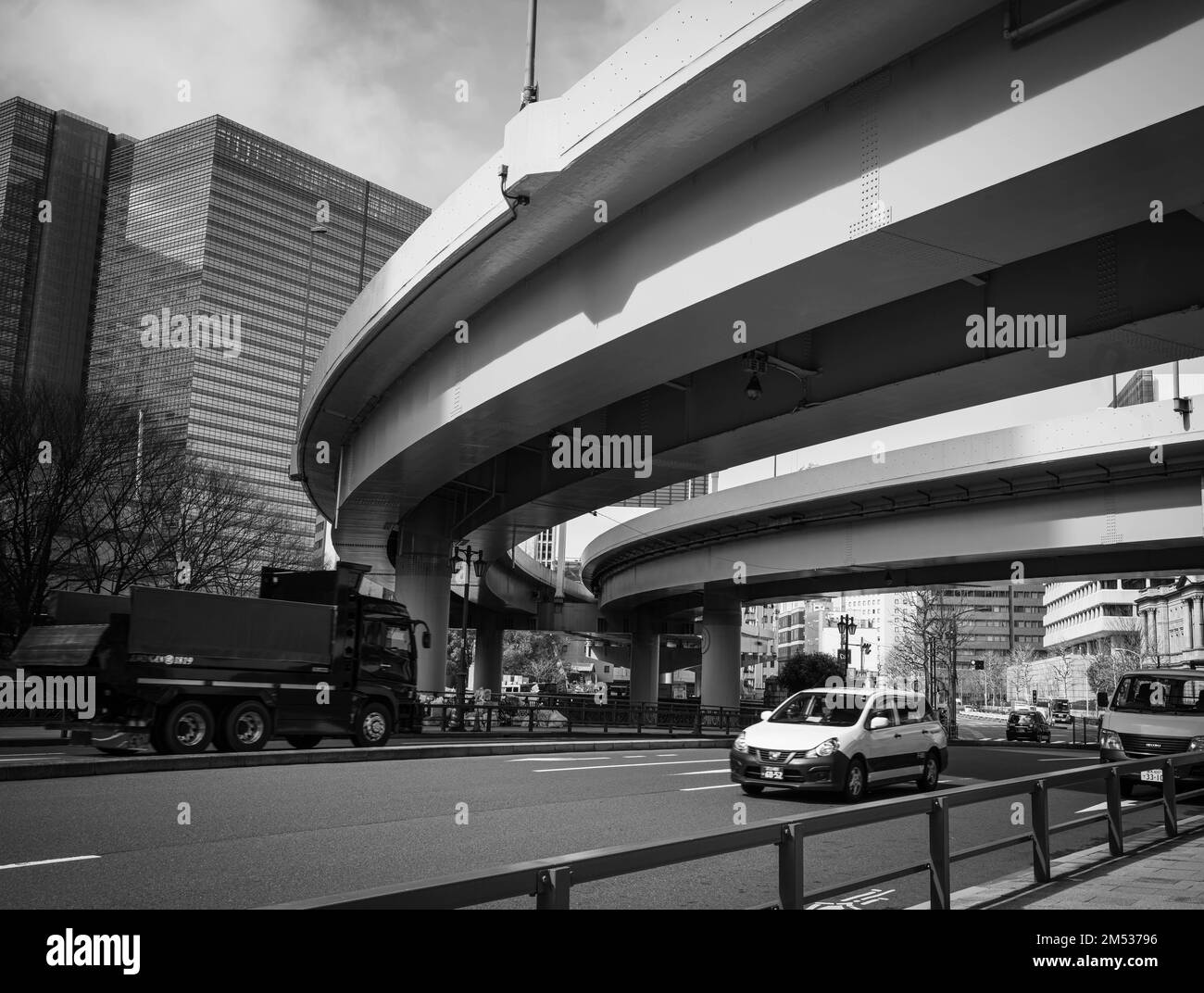 Tokyo garden Black and White Stock Photos & Images - Alamy