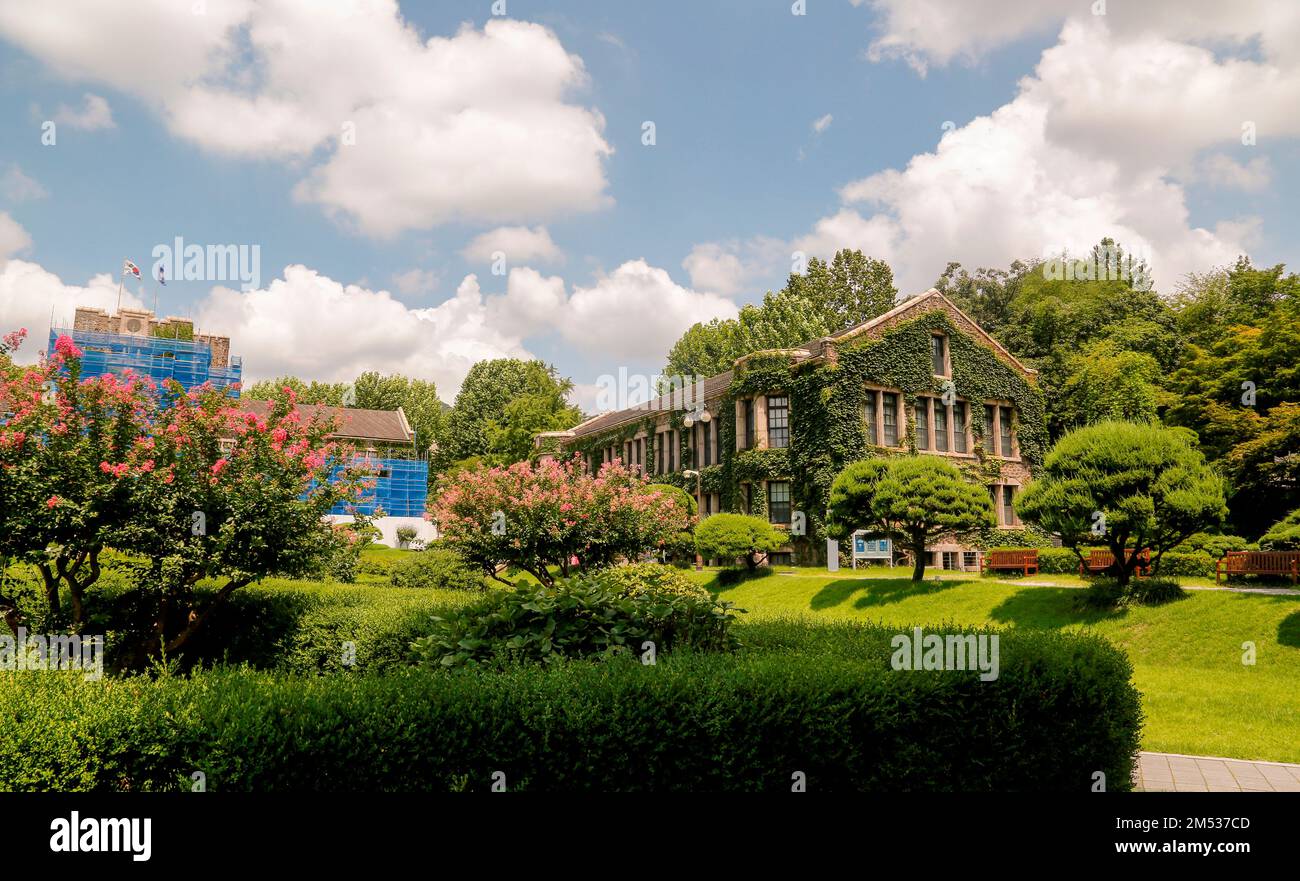 Yonsei University Korea Main Historical And Administrative Building Of