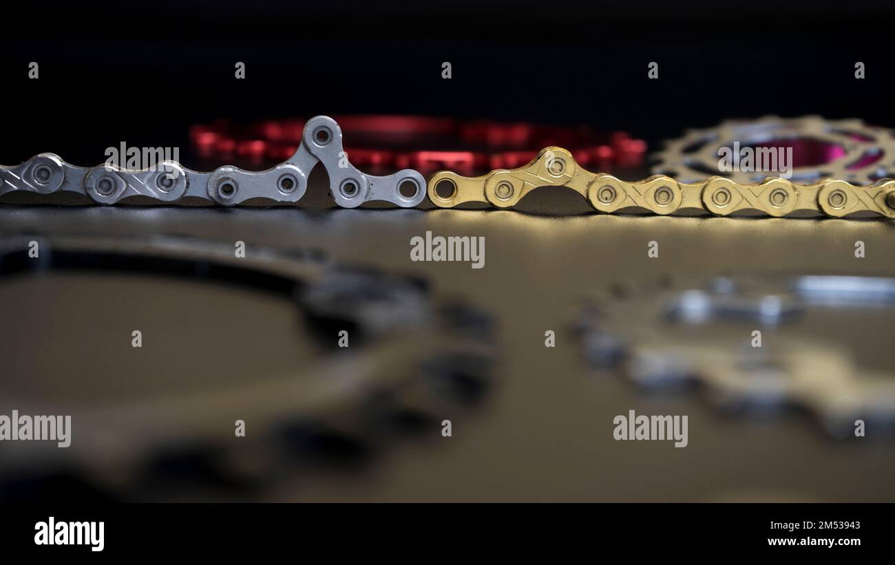 Cycles concept background of bike parts for greeting card, web design ...
