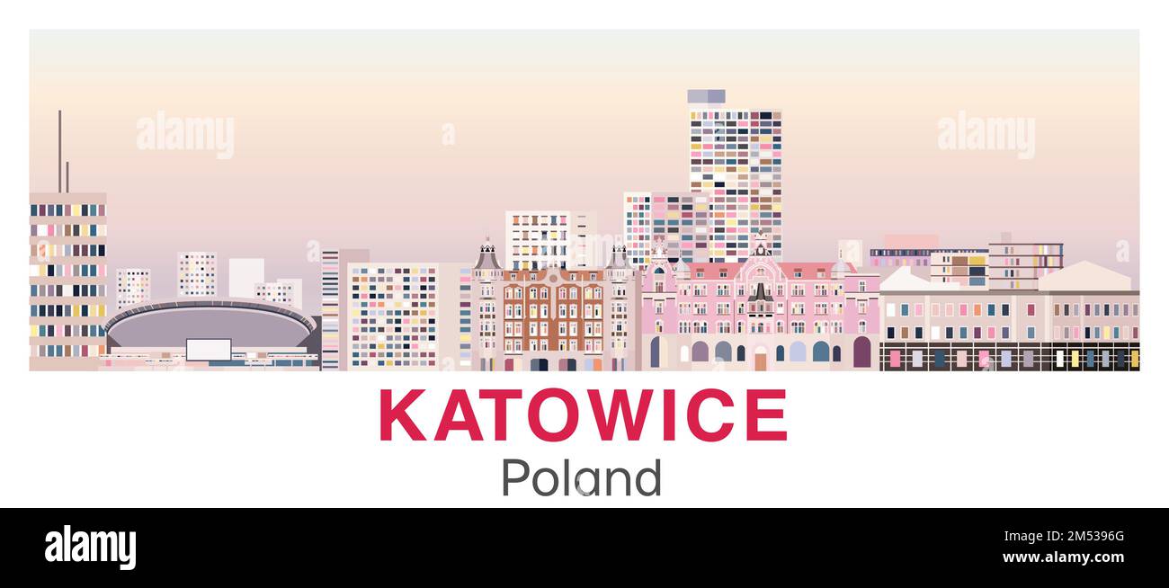 Katowice architecture Stock Vector Images - Alamy