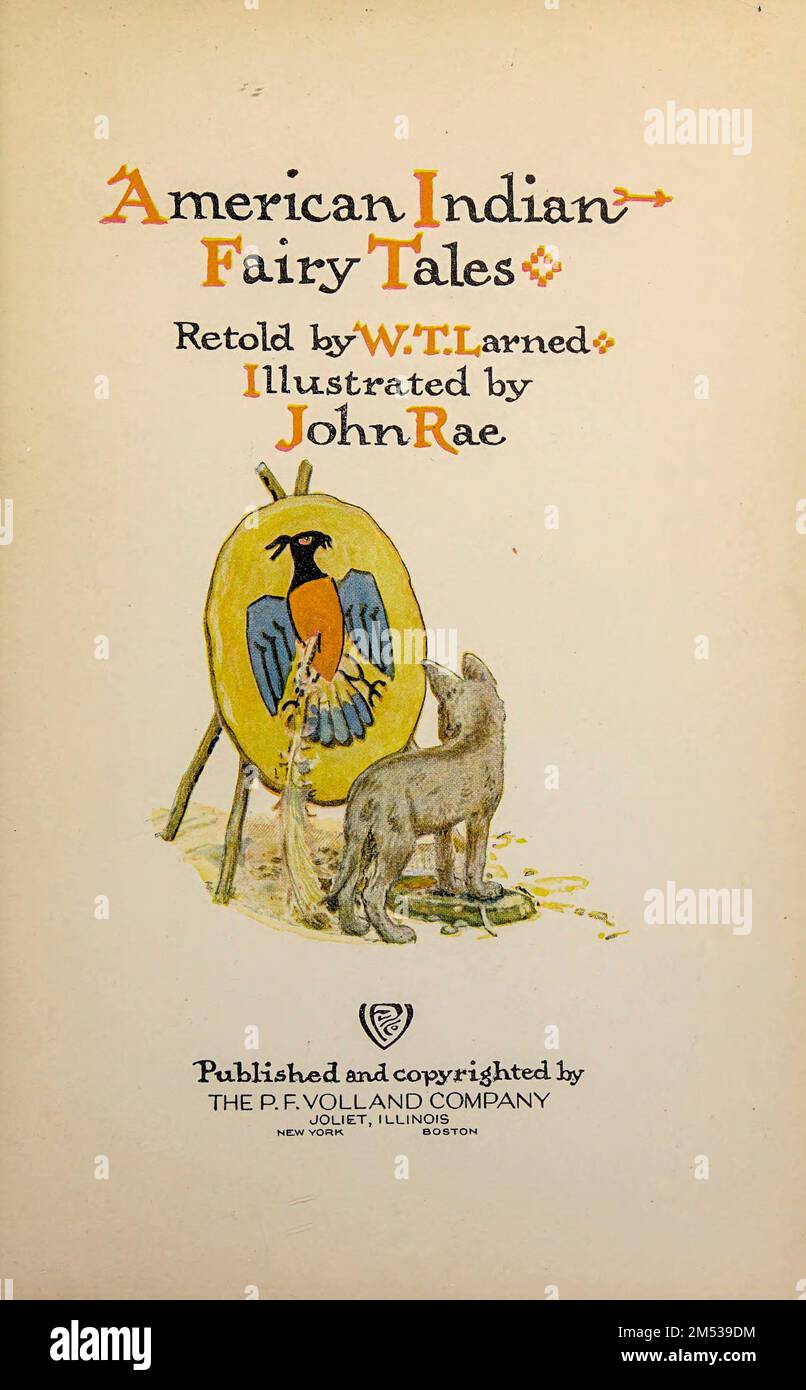 title page Illustrated by John Rae from the book ' American Indian ...