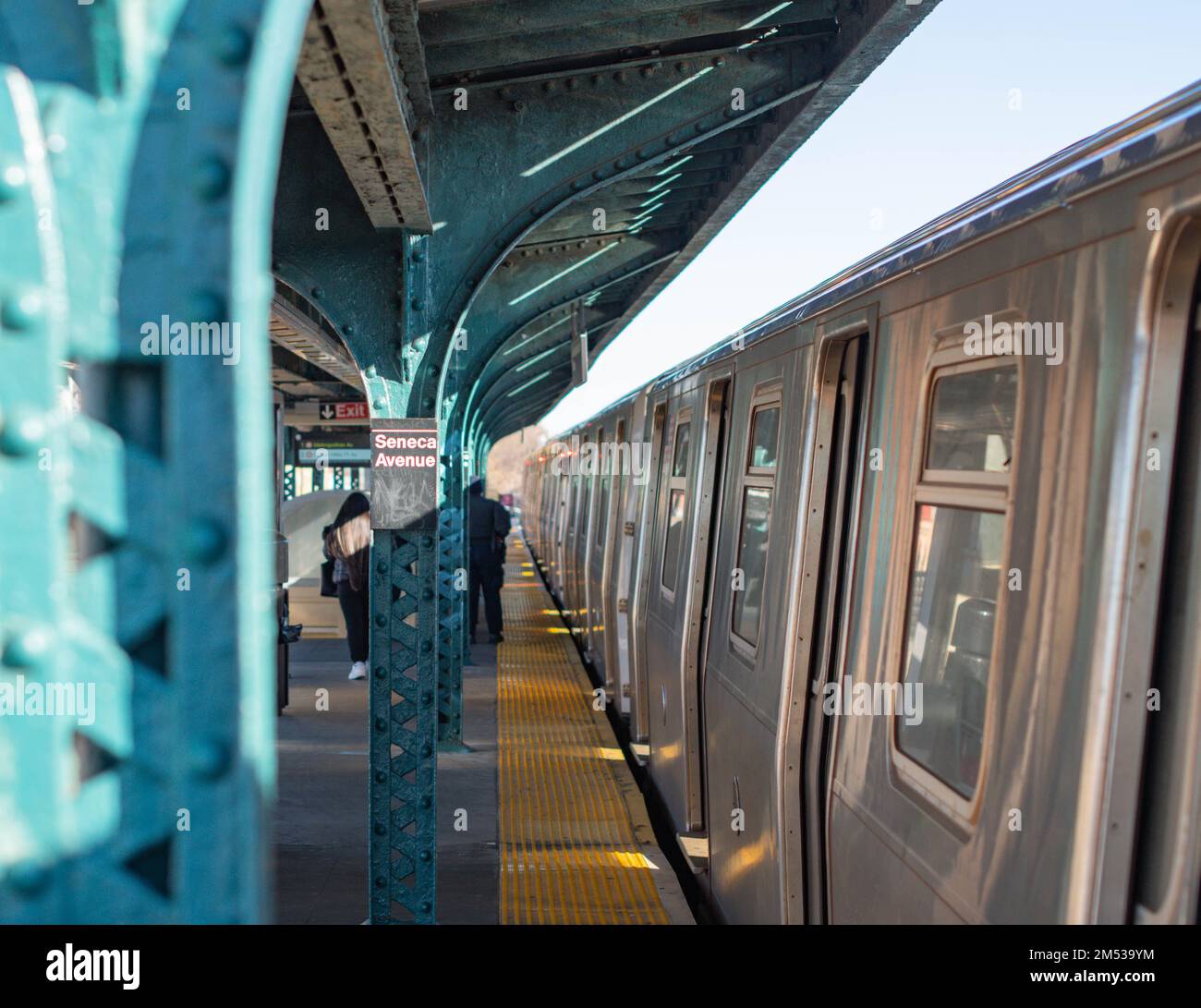 Subway NYC platform transit public transport copy space graphic ...