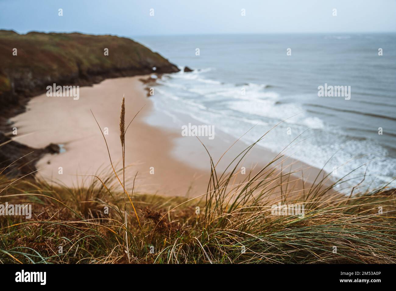 Blue Pool Bay, near Broughton Bay beach, unfocused, Gower peninsula ...