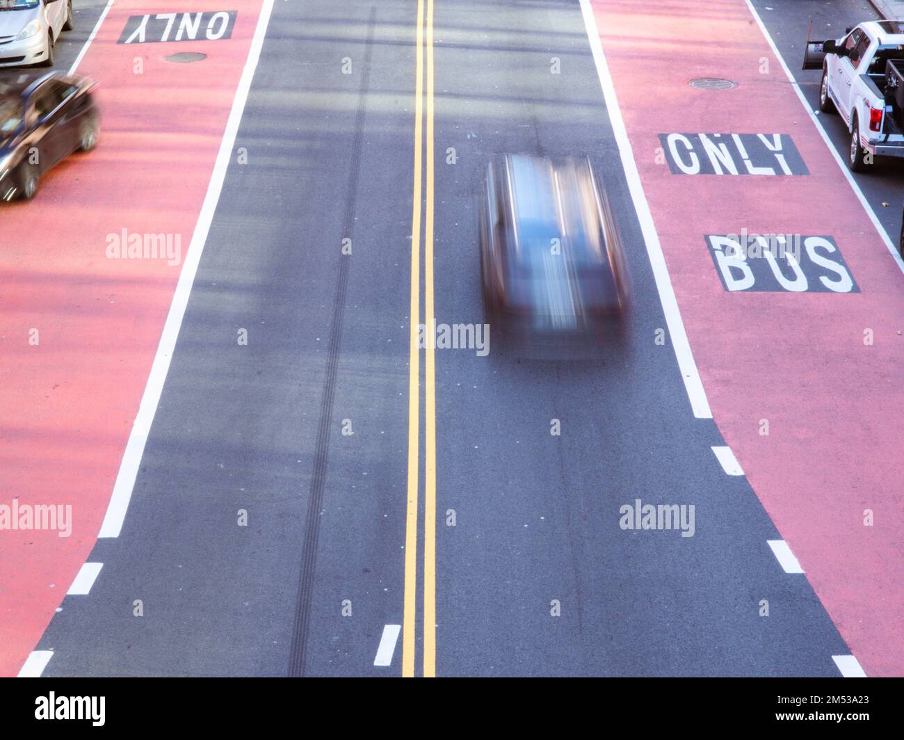 City street sign city life copy space background Stock Photo - Alamy