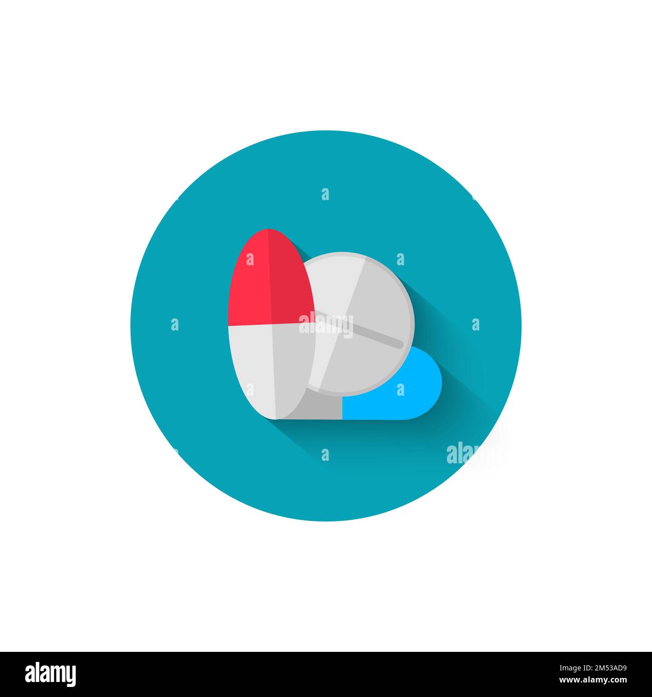 Tablets icon, illustrated in flat design style vector illustration ...