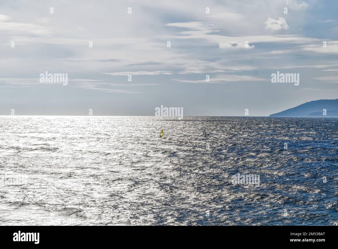 Beautiful day in Rabac, Croatia Stock Photo - Alamy