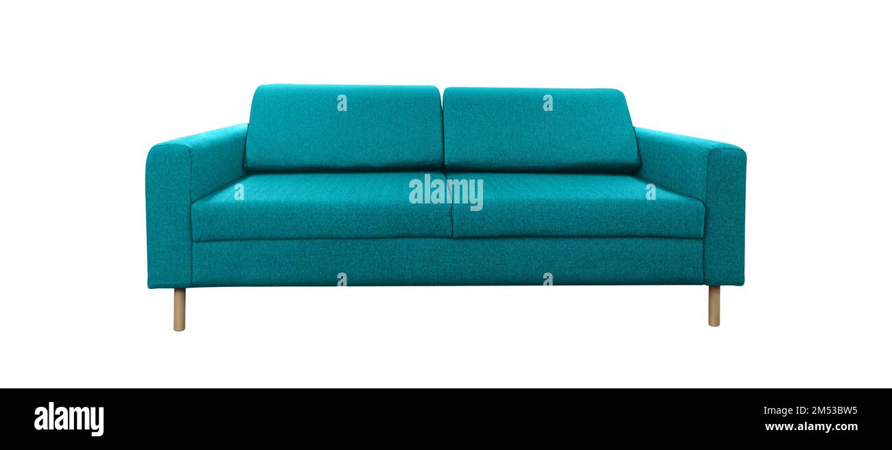 furniture Turquoise color sofa bed multi function with isolated on a ...