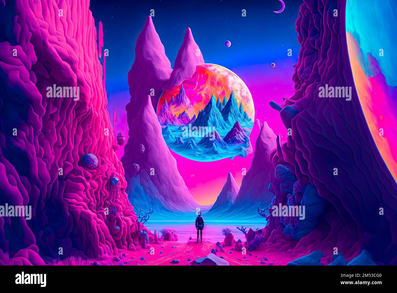 Psychic waves hi-res stock photography and images - Alamy