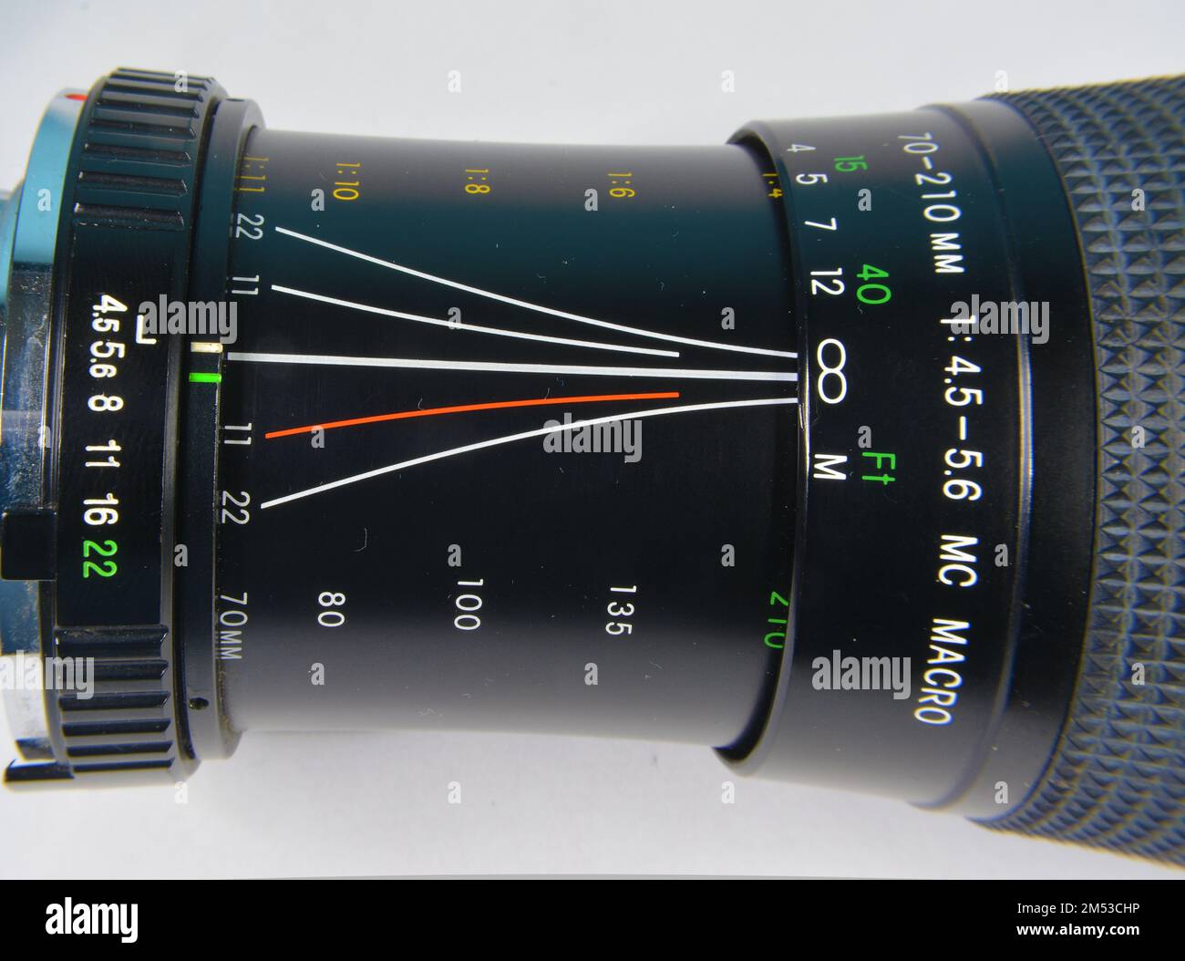 Close up of vintage macro lens Stock Photo - Alamy