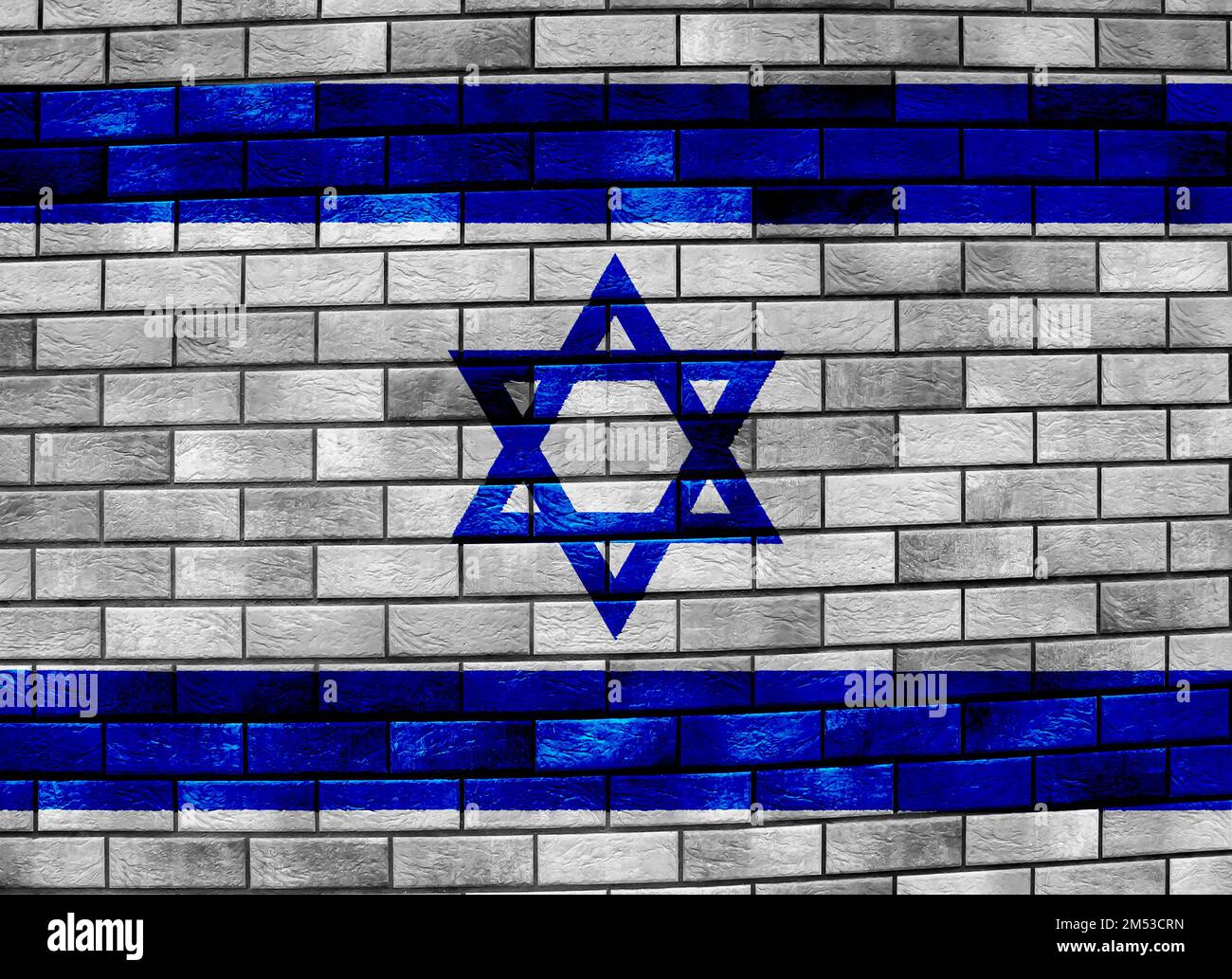 Flag of Israel on a textured background. Concept collage Stock Photo ...