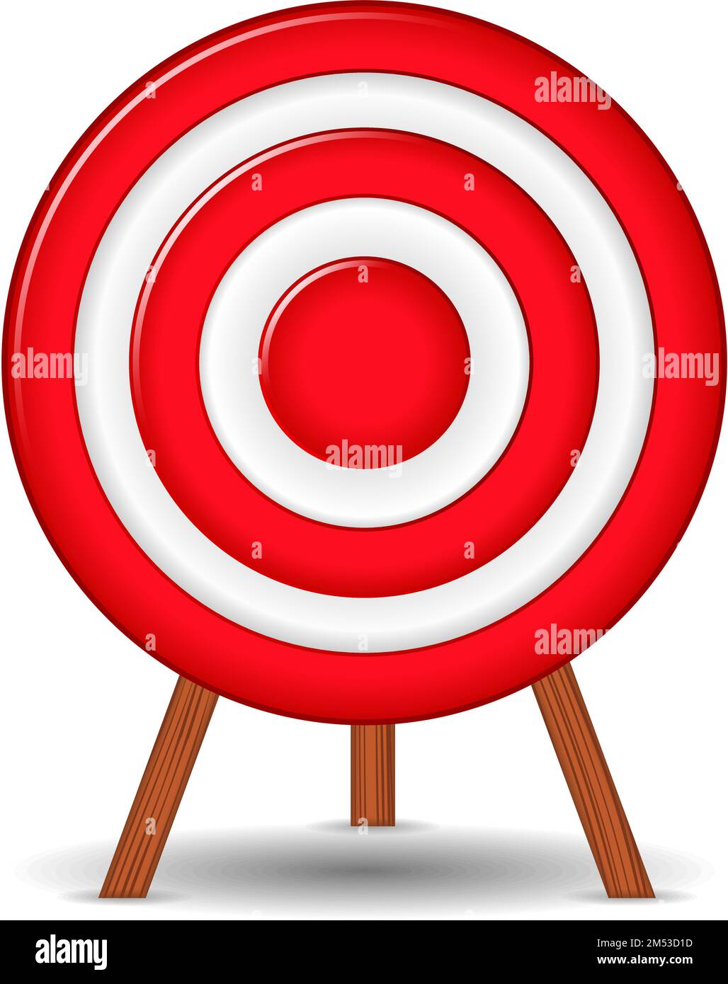 Red target, vector eps10 illustration Stock Vector Image & Art - Alamy