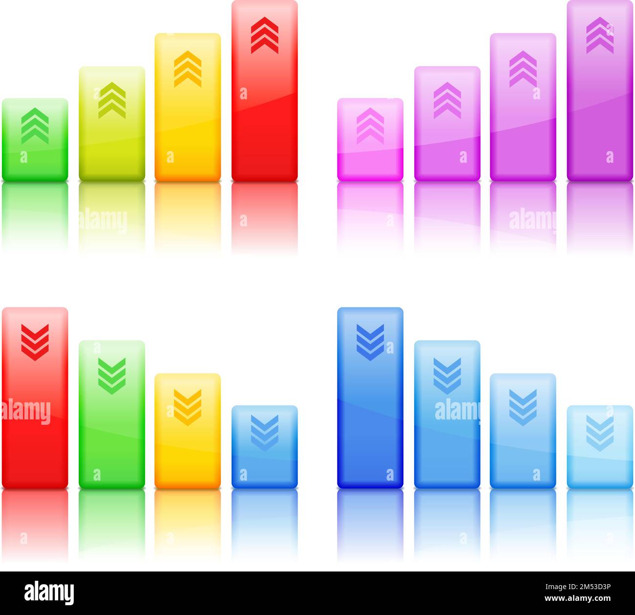 Bar graphs, vector eps10 illustration Stock Vector Image & Art - Alamy