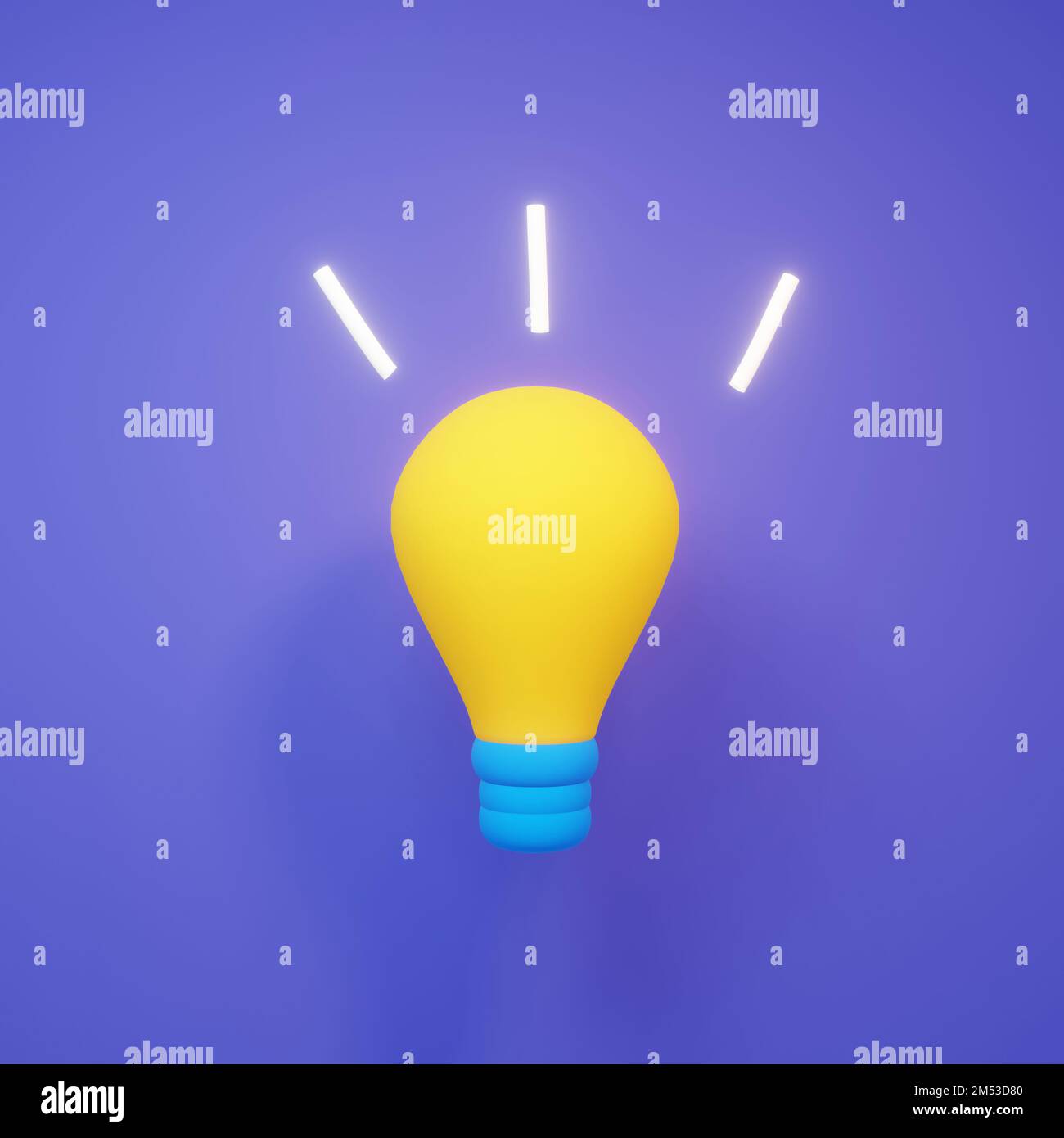 Cartoon illustration idea light bulb hi-res stock photography and ...