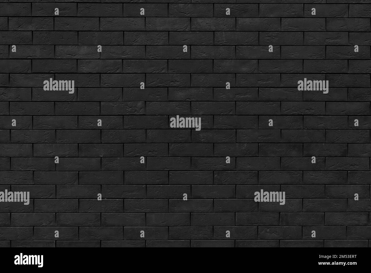 A black brick wall. Dark surface texture. Architectural building ...