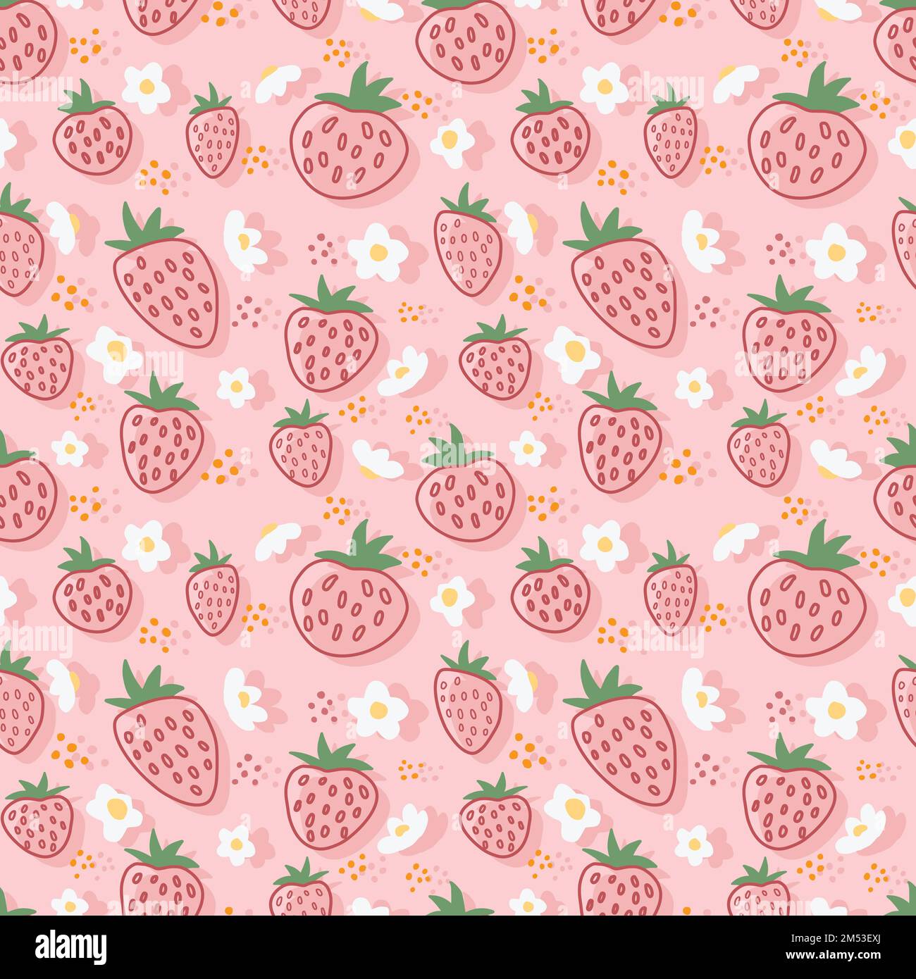 Pink Cute Pattern Wallpaper