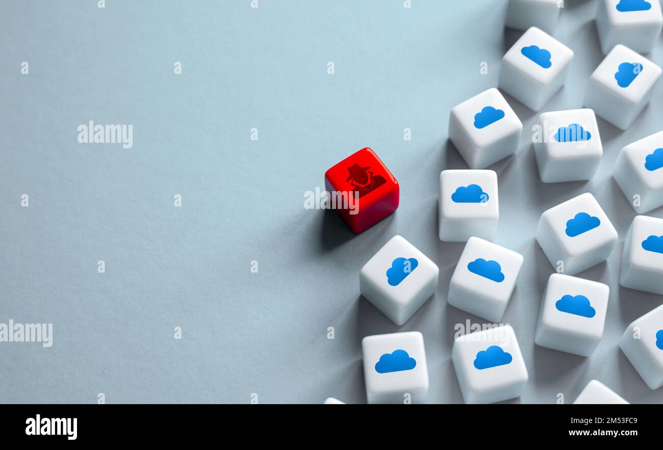 A hacker intrudes into a cloud computing system. The threat of ...