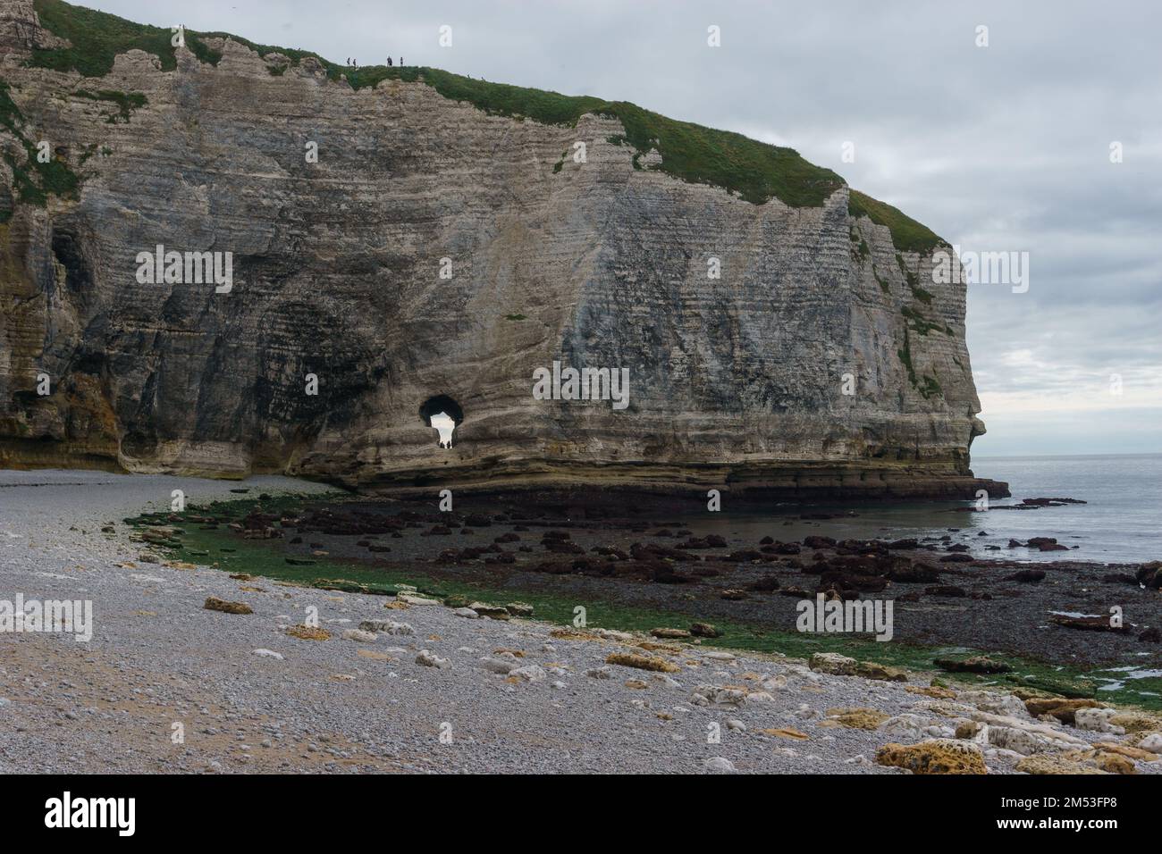 Rock formation with tunnel as connection that leads to the beach Plage ...