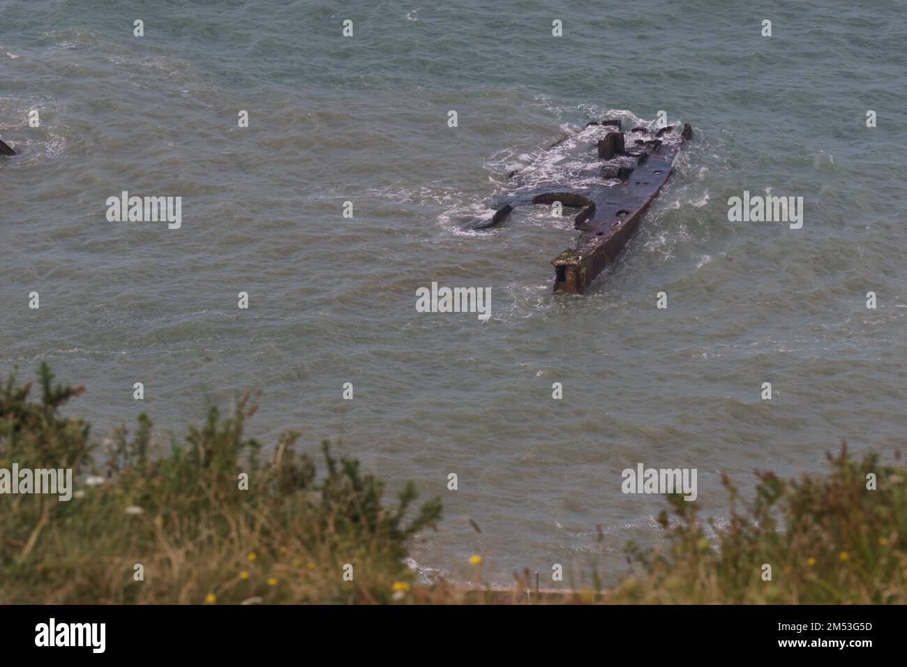 Wreck of a World War 2 cargo ship of the Liberty class Lee S. Overman ...